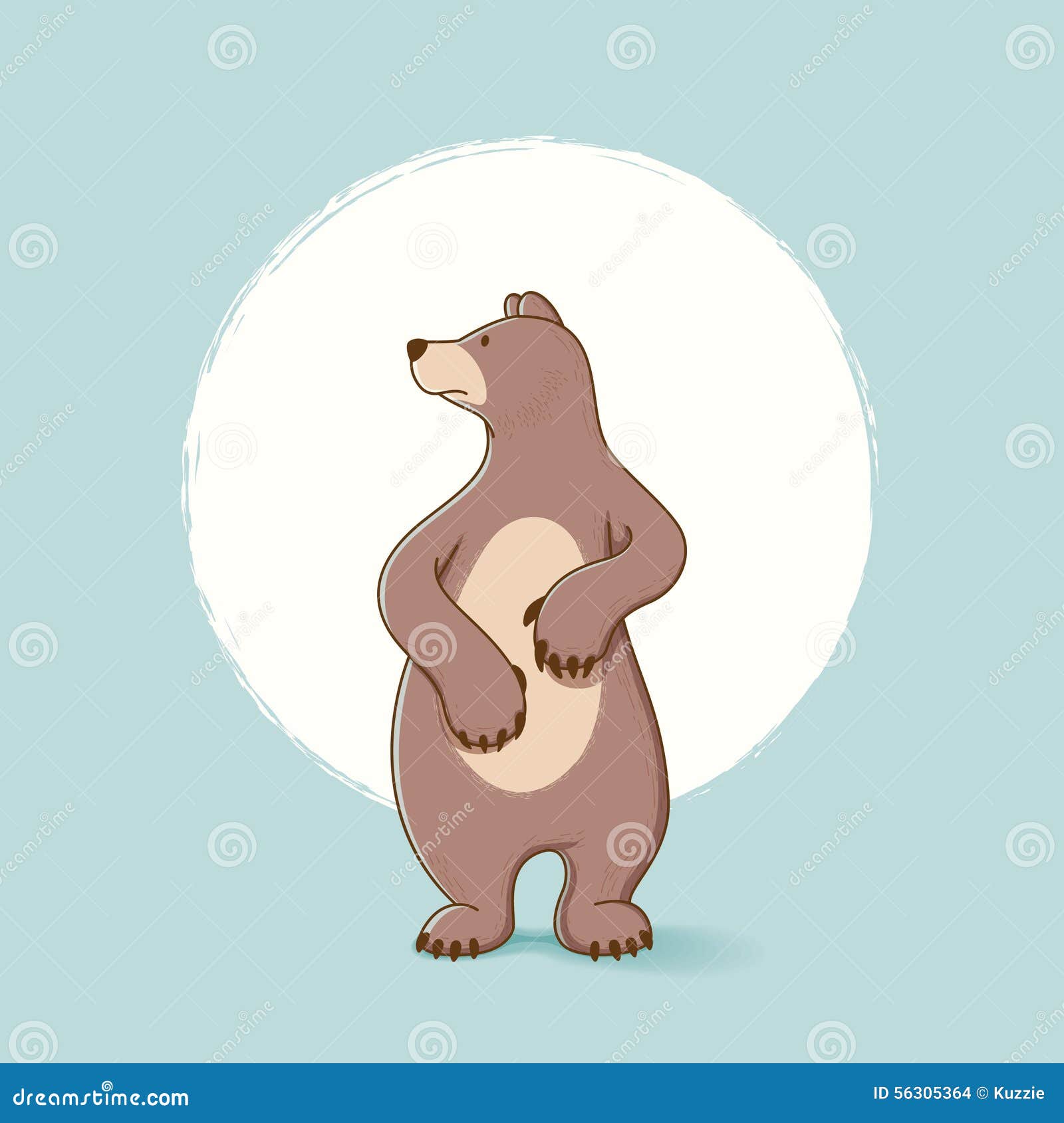 Simple Bear stock vector. Illustration of trap, symbol - 56305364