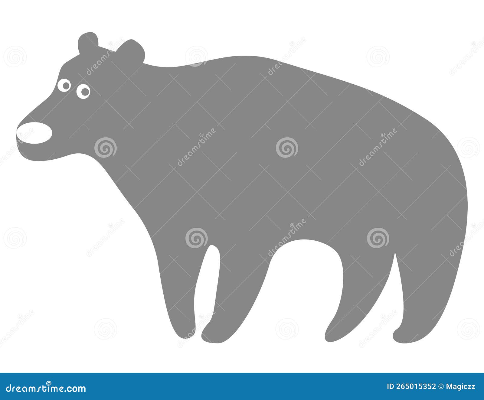 Simple Bear for Logo, Emblems Stock Vector - Illustration of background ...