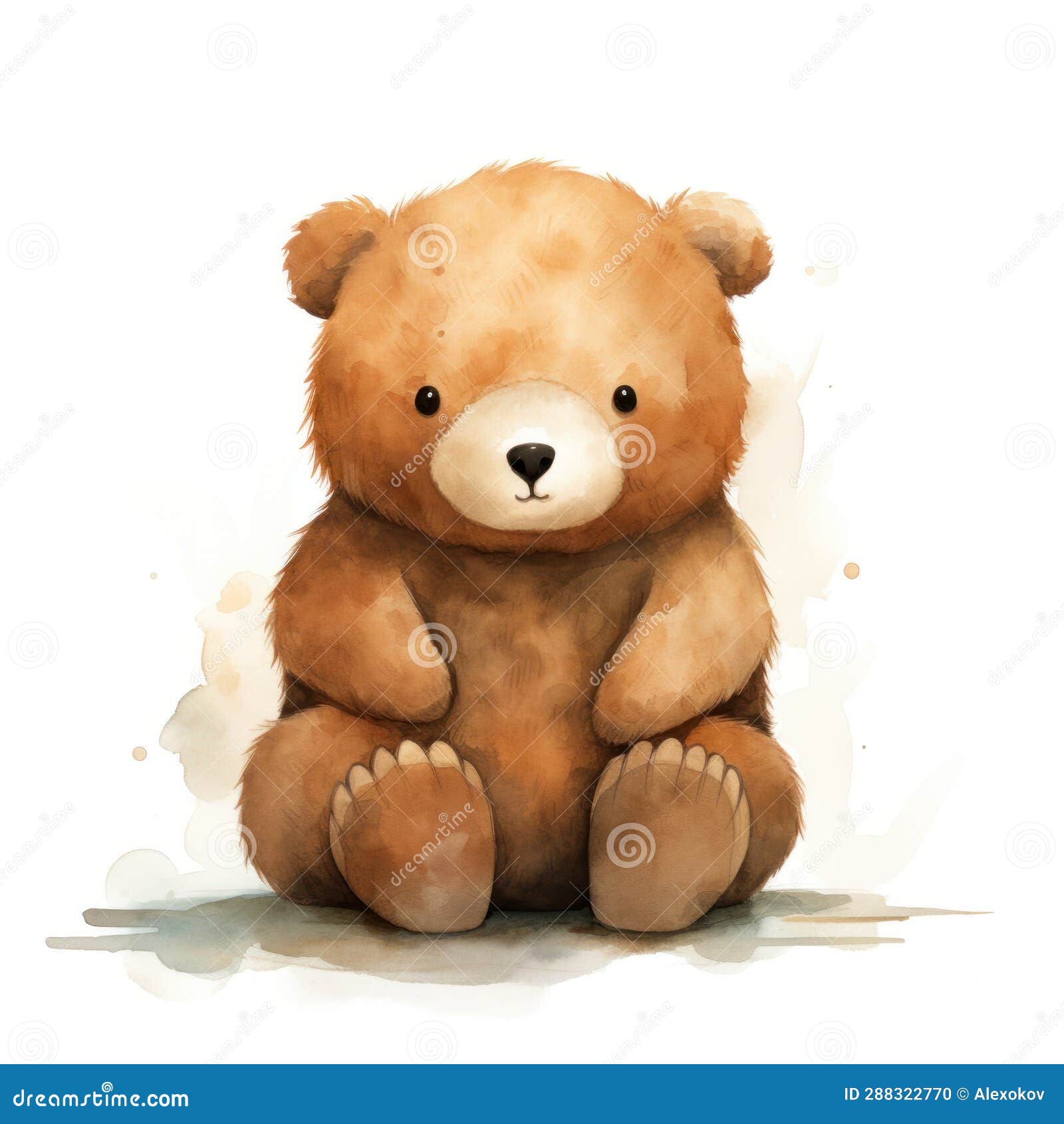 Simple Bear Minimalistic Drawings AI Generated Stock Illustration ...