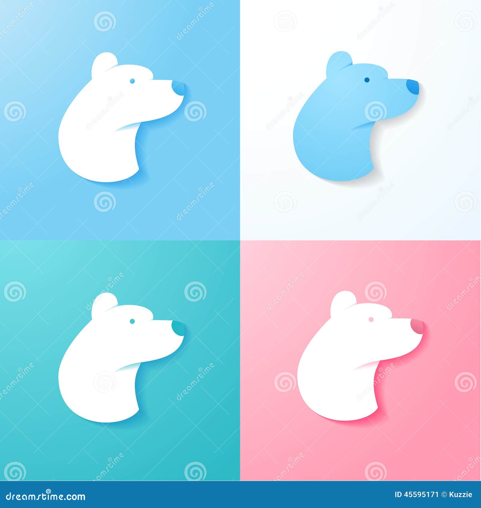 Simple Bear stock vector. Illustration of roaring, growl - 45595171