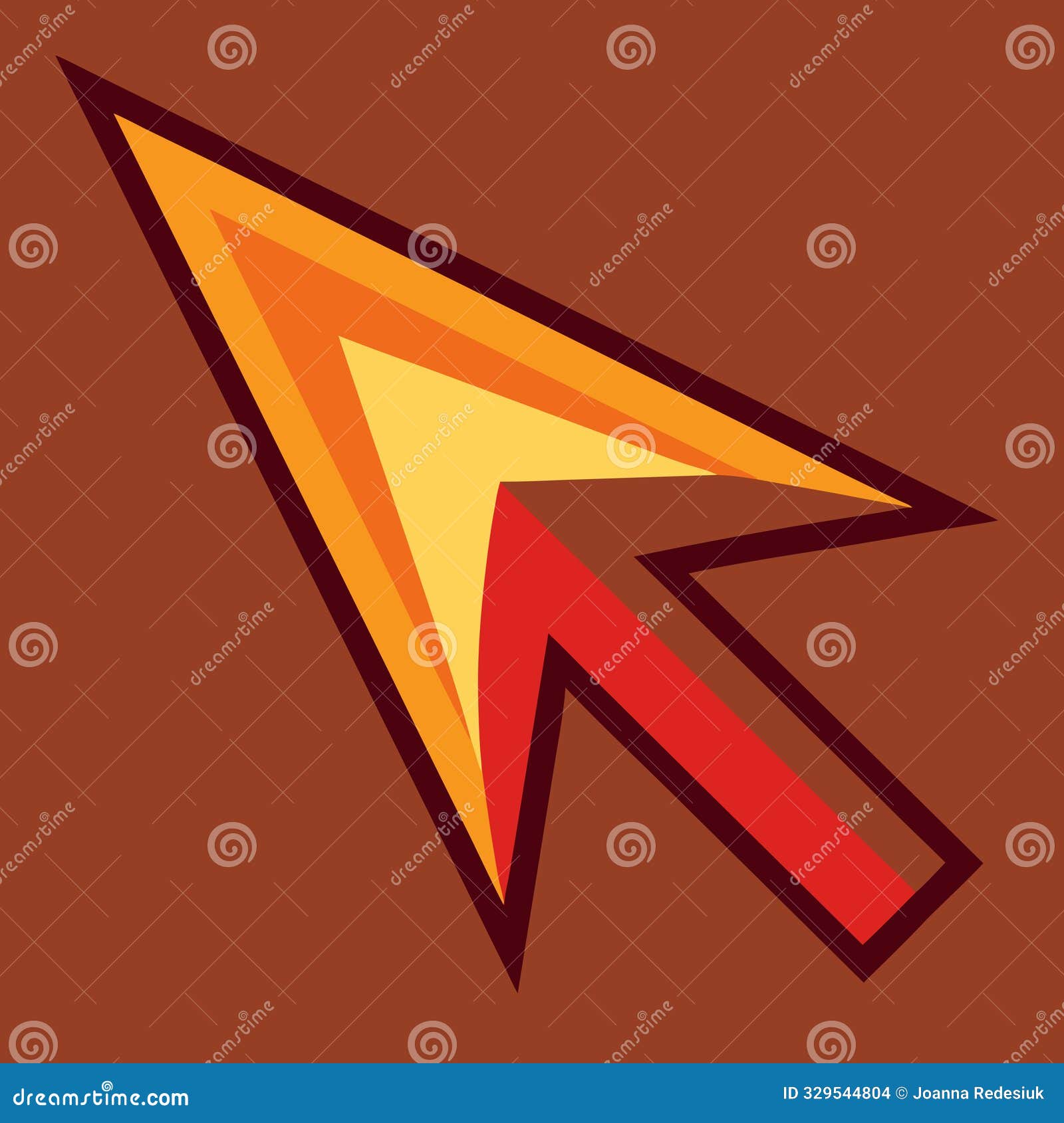 Simple Beautiful Arrow Graphics Stock Photo - Illustration of shape ...