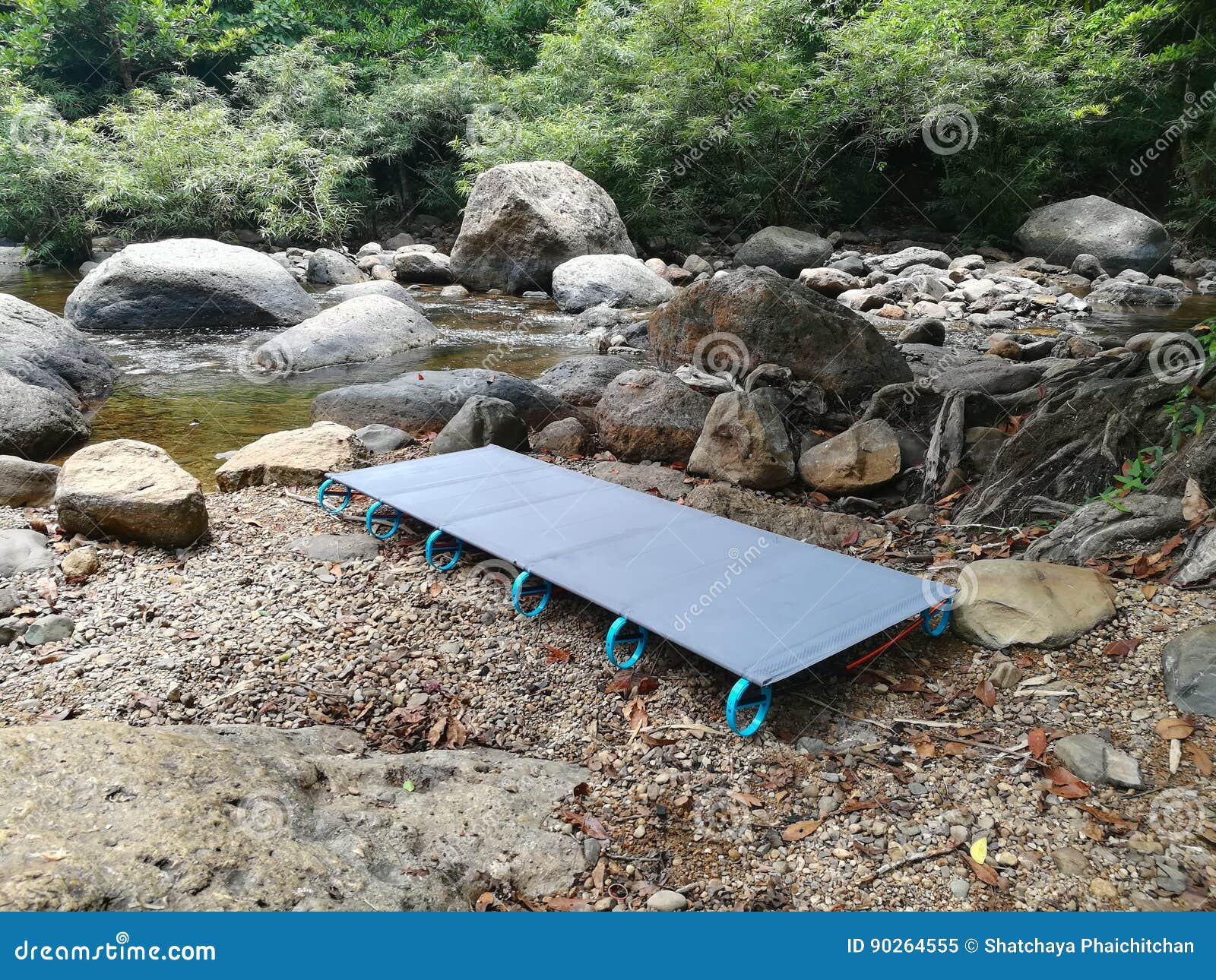 Simple bed camping tent stock image. Image of sunrise - 90264555