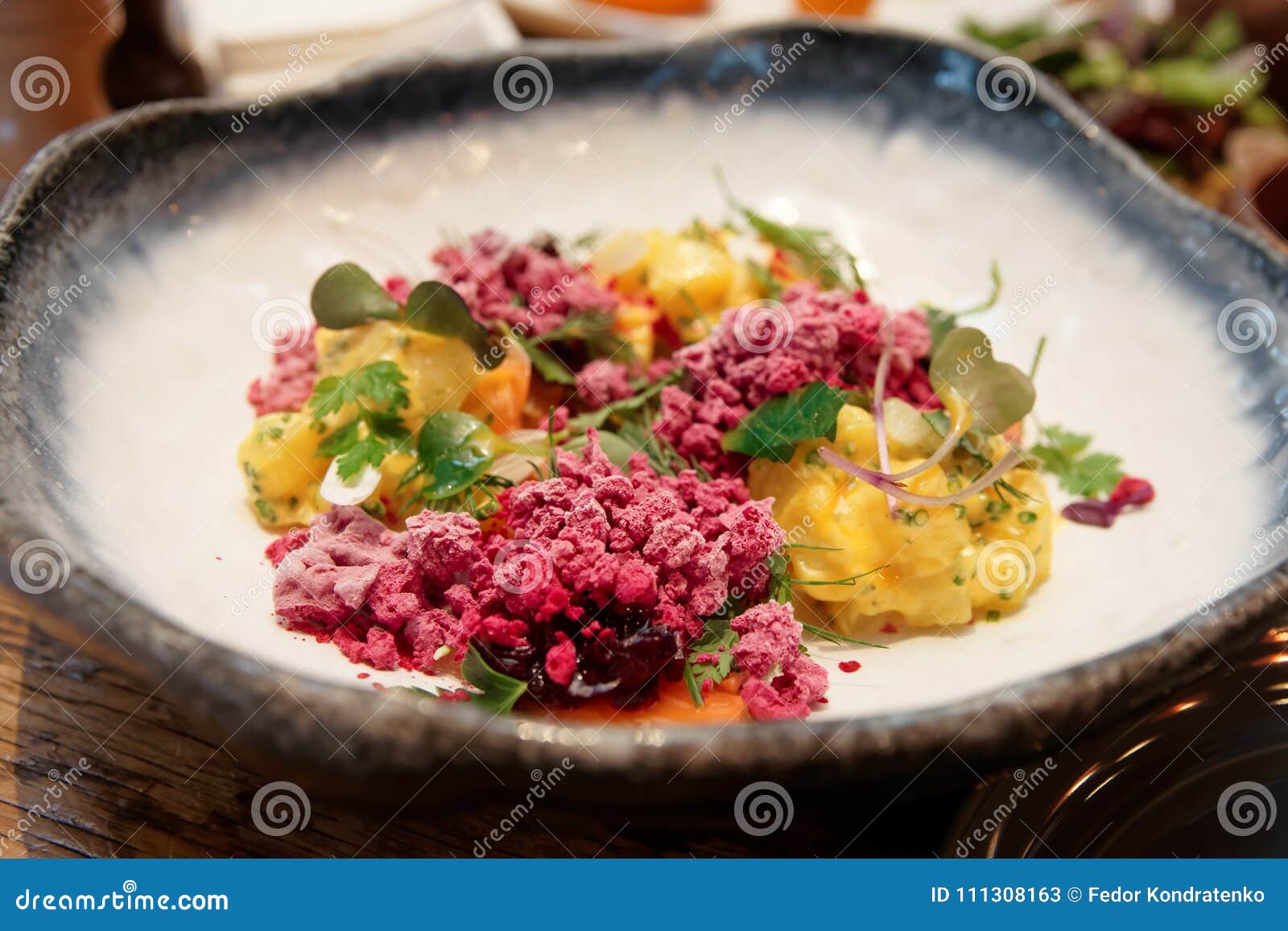 Simple Beetroot Appetizer Cooked in Modern Way Stock Image - Image of ...