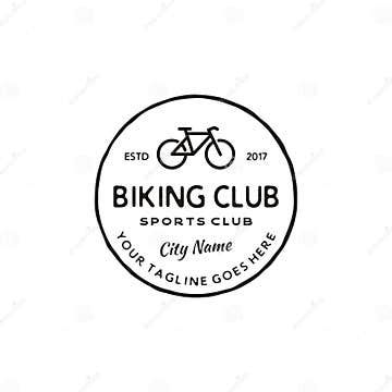 Simple Bicycle Logo Design Inspiration Stock Vector - Illustration of ...