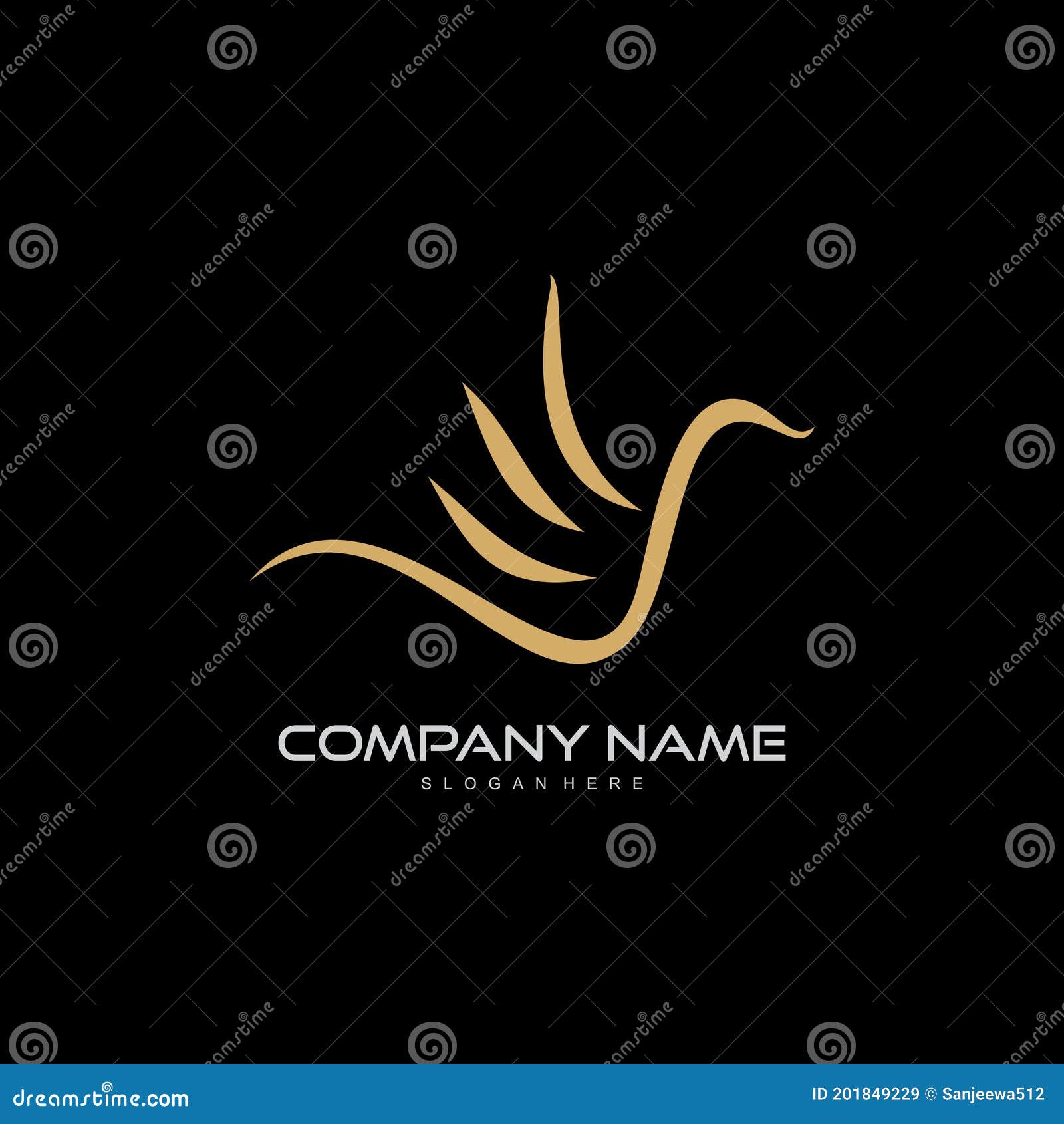 Simple Bird Logo Design Vector Stock Vector - Illustration of identity ...