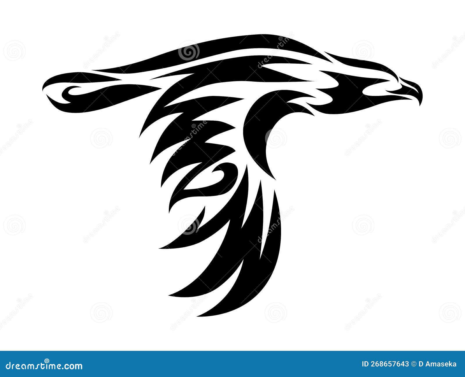 Simple Bird and Smart Tattoo Design Stock Vector - Illustration of ...