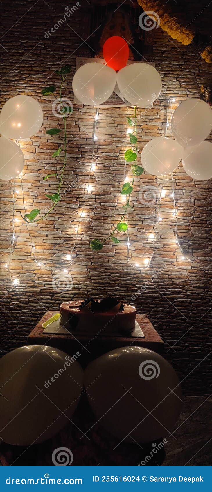 Simple Birthday Party Idea at Home Stock Photo - Image of simple ...