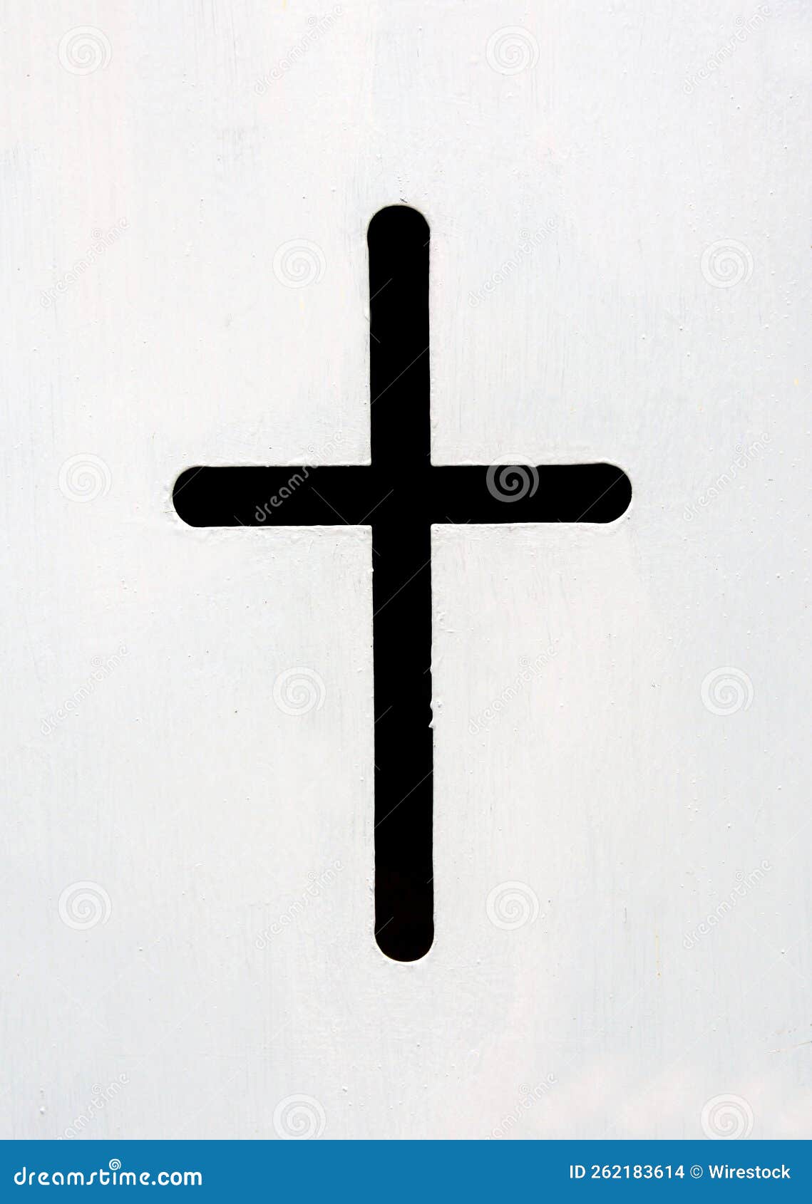 Simple Black Cross Isolated on White Background Stock Illustration ...