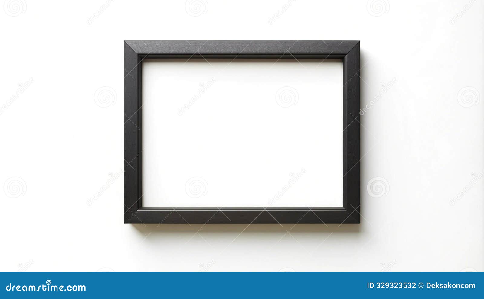 Simple Black Frame Layout on a White Background Generative by AI Stock ...