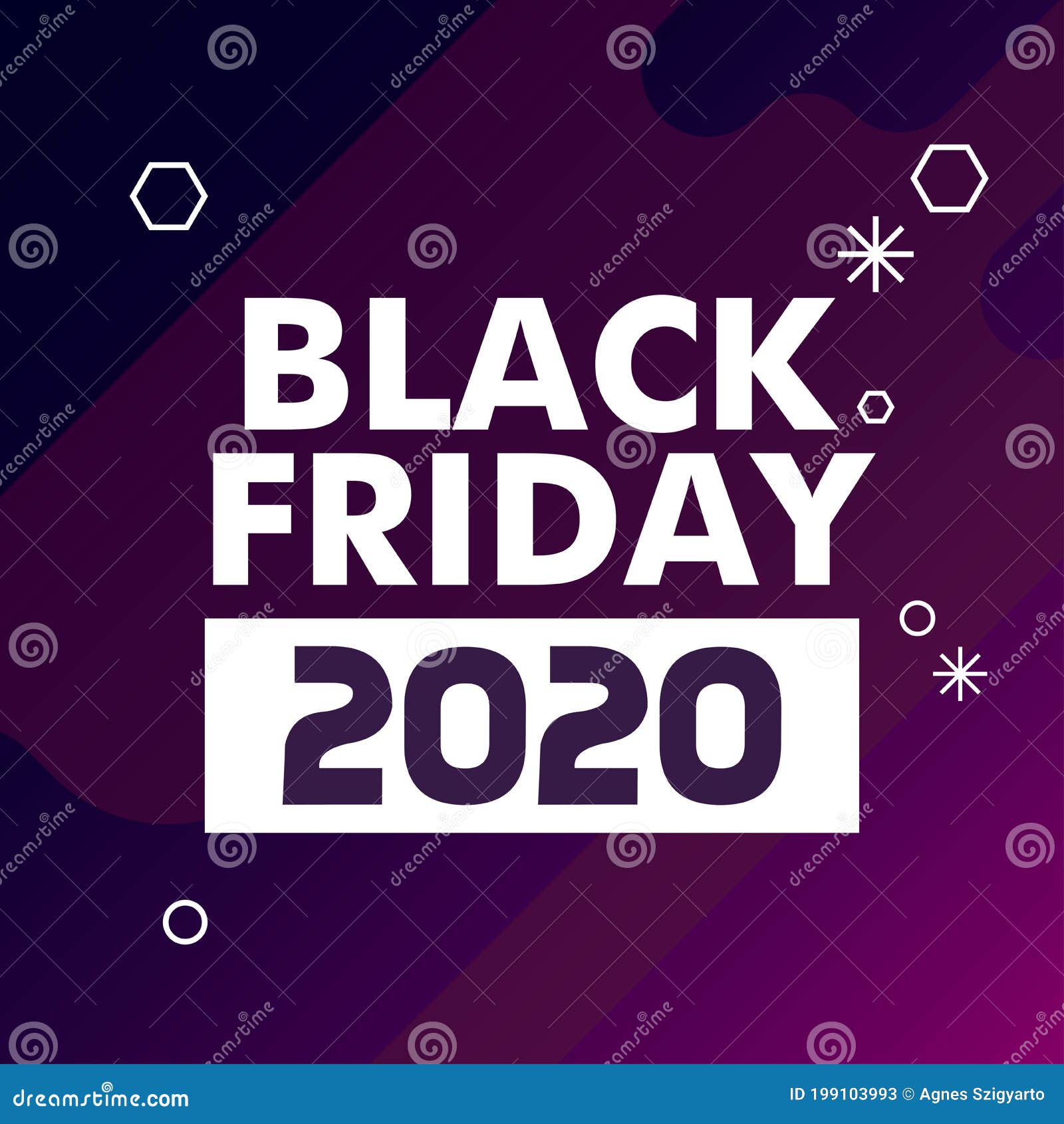 Simple Black Friday Advert Design Stock Vector - Illustration of event ...