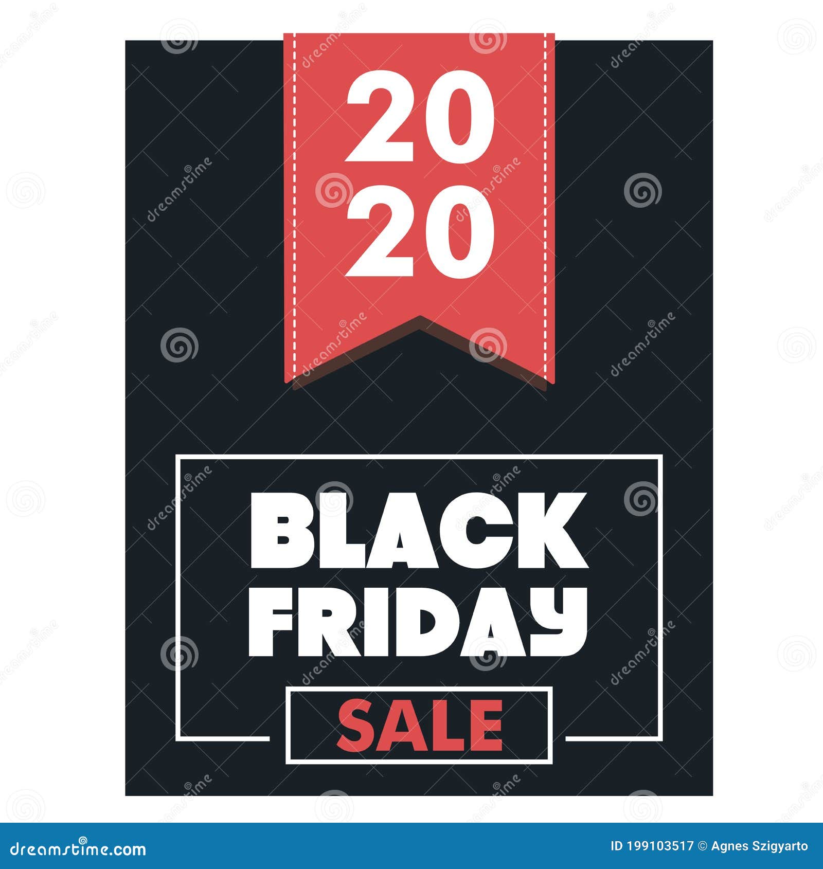 Simple Black Friday Template Design Stock Vector - Illustration of ...