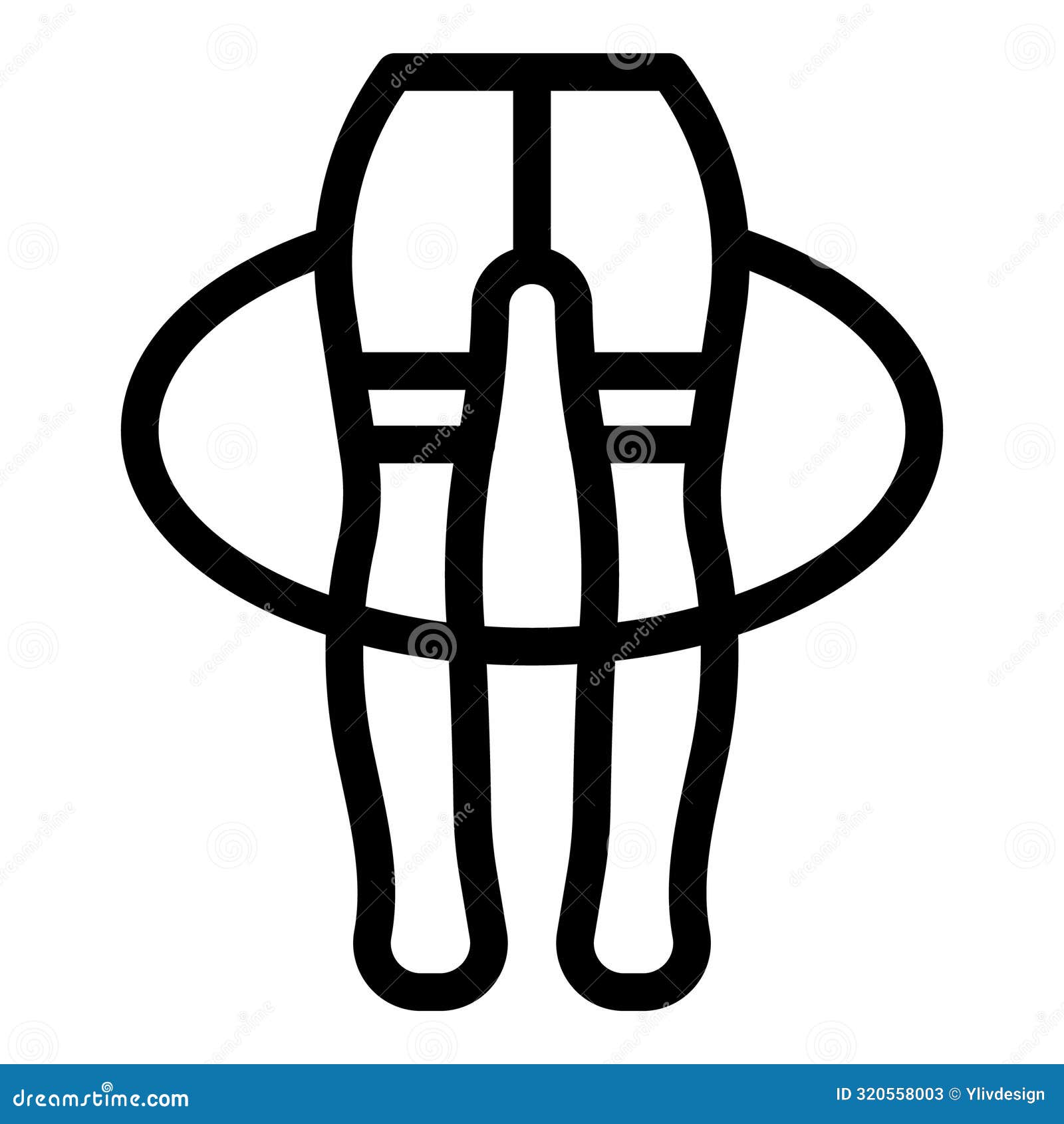 Back View of Human Torso Icon Stock Vector - Illustration of isolated ...