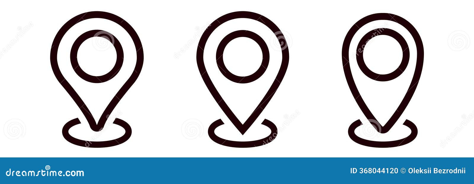 Black Location Icon With Map. Address Symbol. Place Icon Cartoon Vector ...