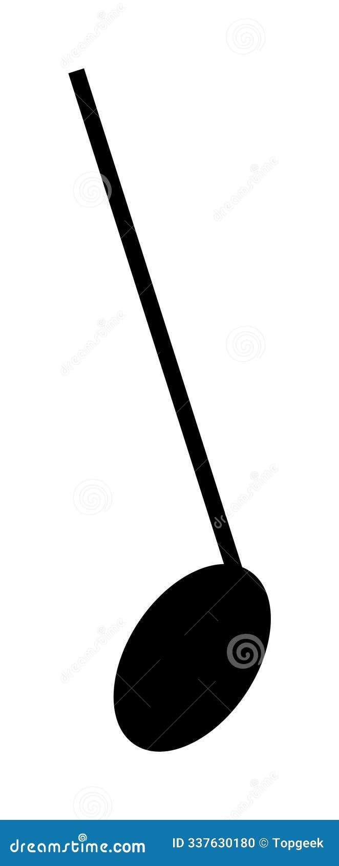 Simple Black Musical Note Symbol for Music Sheets and Learning Material ...