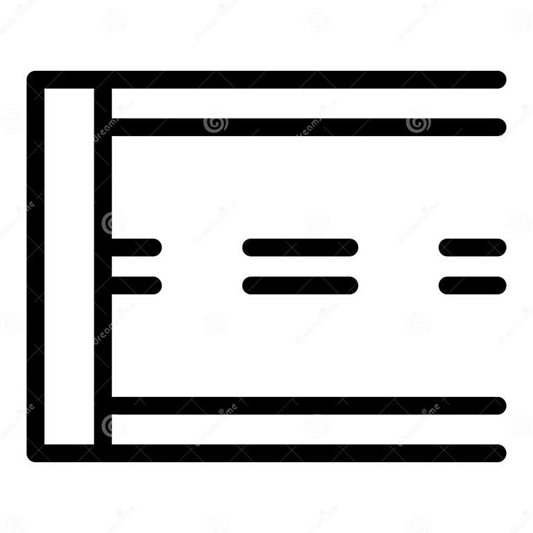 Black Outline Icon Representing a Server Rack for Data Storage Stock Vector - Illustration of ...