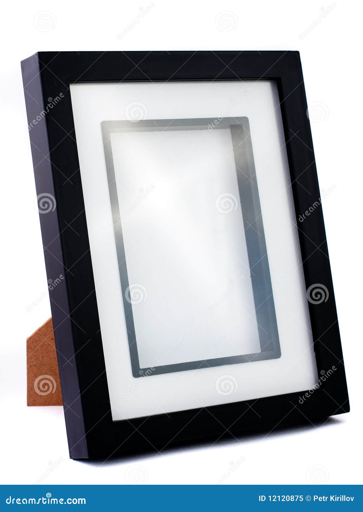 Simple black photo frame stock image. Image of rustic - 12120875