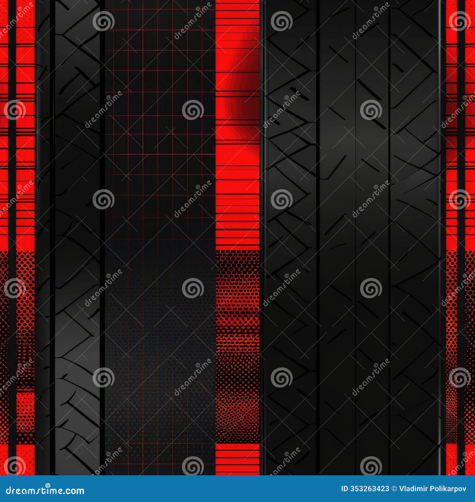 Simple Black and Red Grid Pattern Background, Suitable for Graphic ...