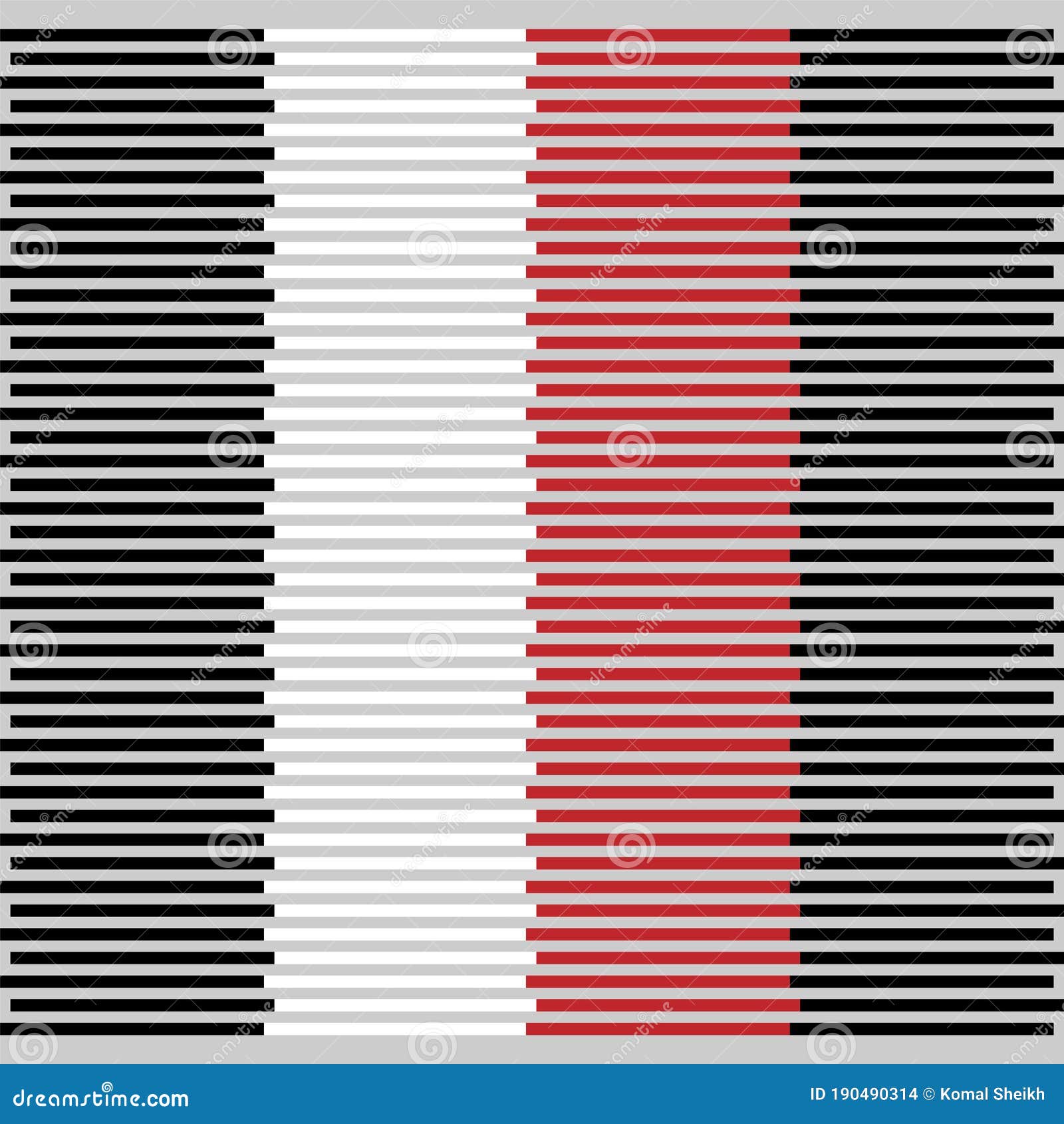 Simple Black Red and White Lines Design Patterns Illustration Abstract ...