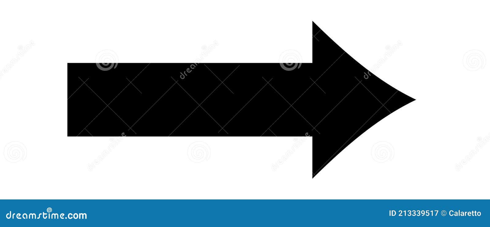 Simple Right Arrow Isolated - PNG Royalty-Free Illustration ...