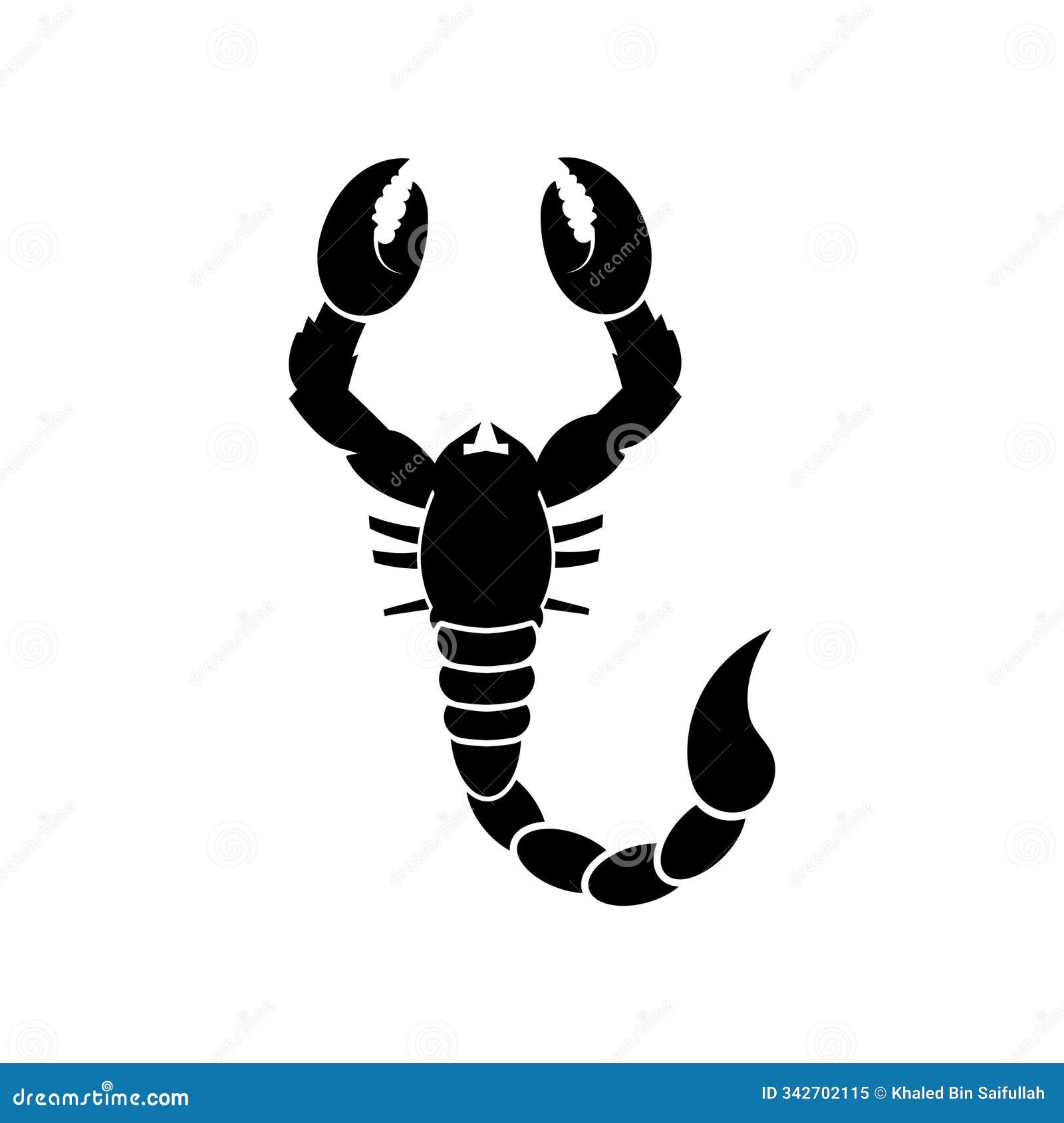 Scorpion Logo Template Vetor Illustration | CartoonDealer.com #132588990