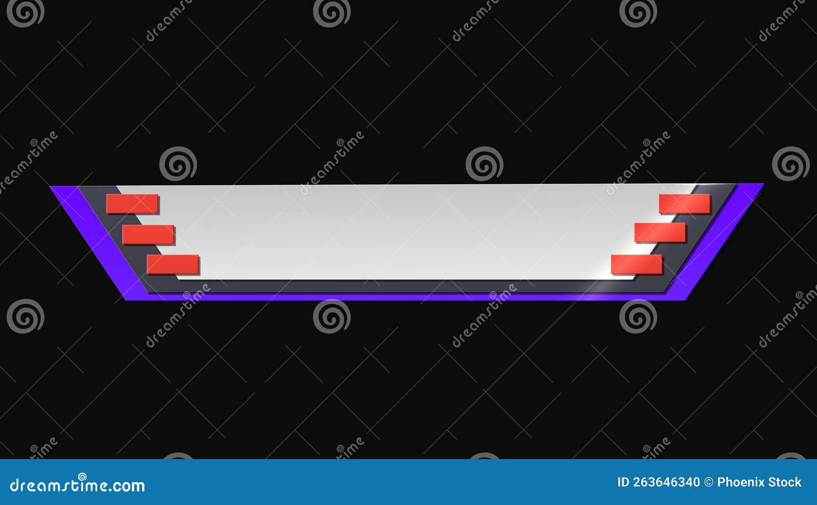 Simple Black and Violet Colored Lower Third Animation Stock ...
