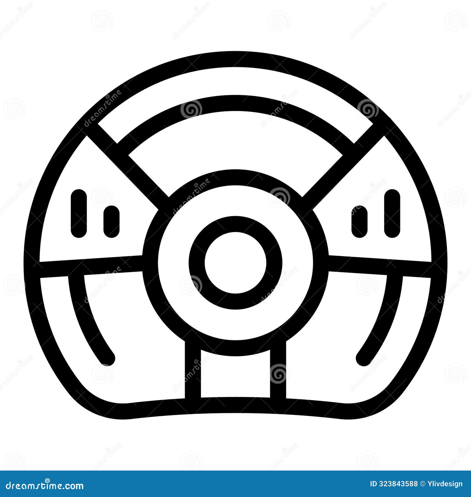 Steering Wheel Showing Concept of Driving Simulator Game Stock ...