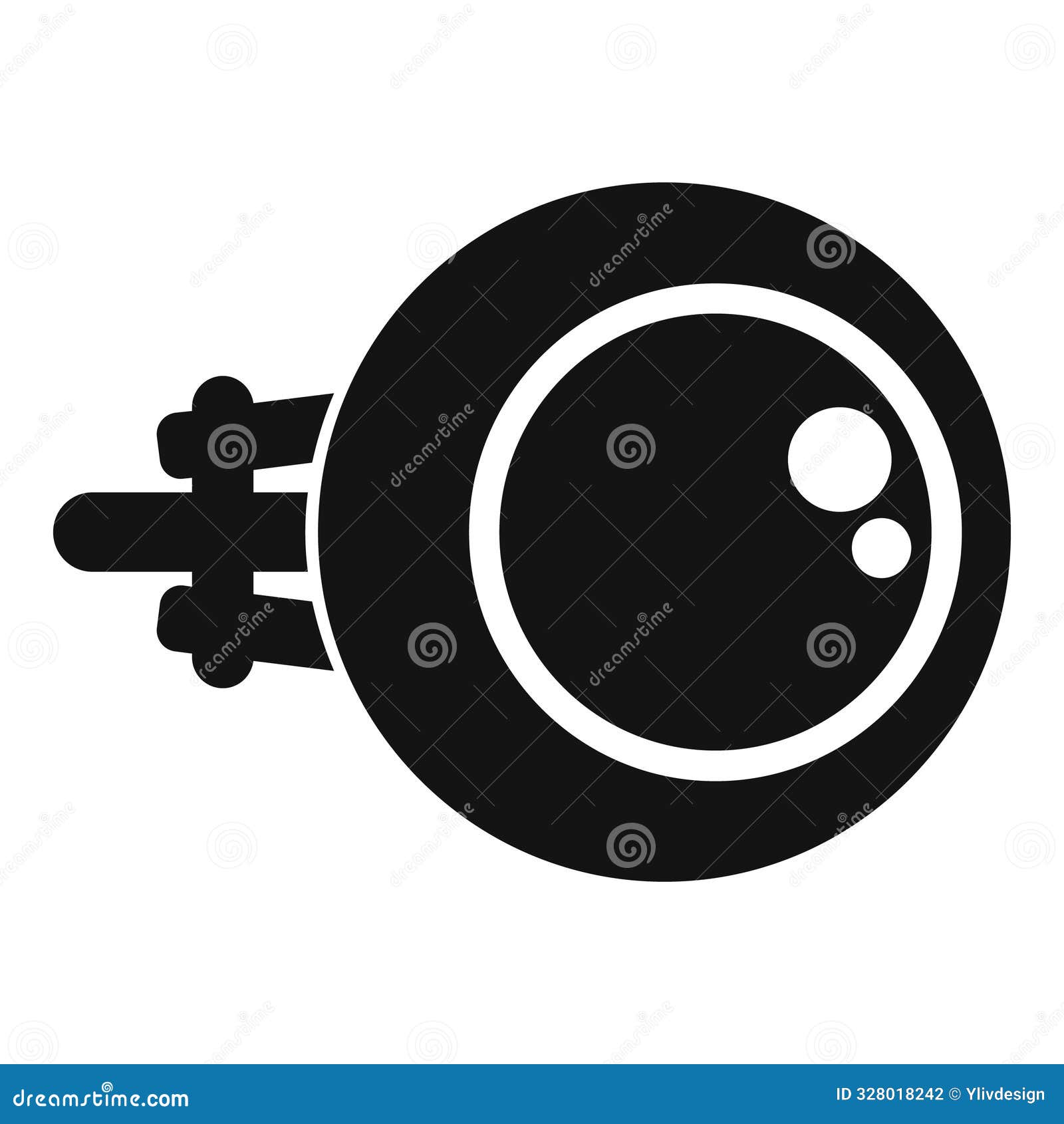 Space Station Module with Docking Station Rotating in Open Space Stock ...