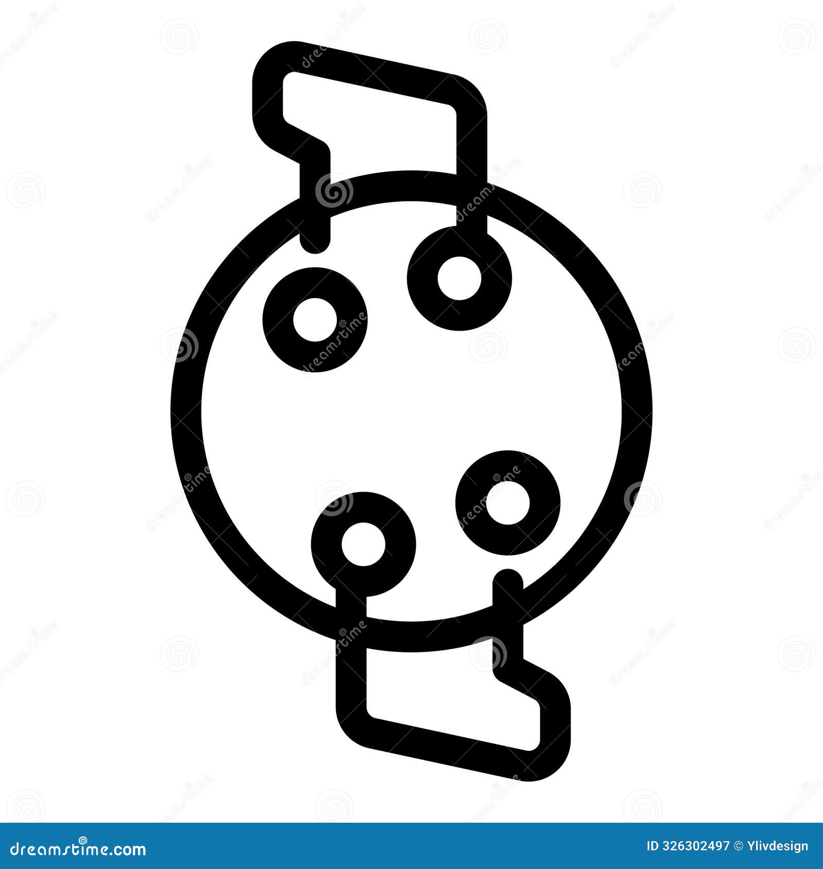 Electronic Component Icon Depicting Circuit Board Element Stock Vector ...