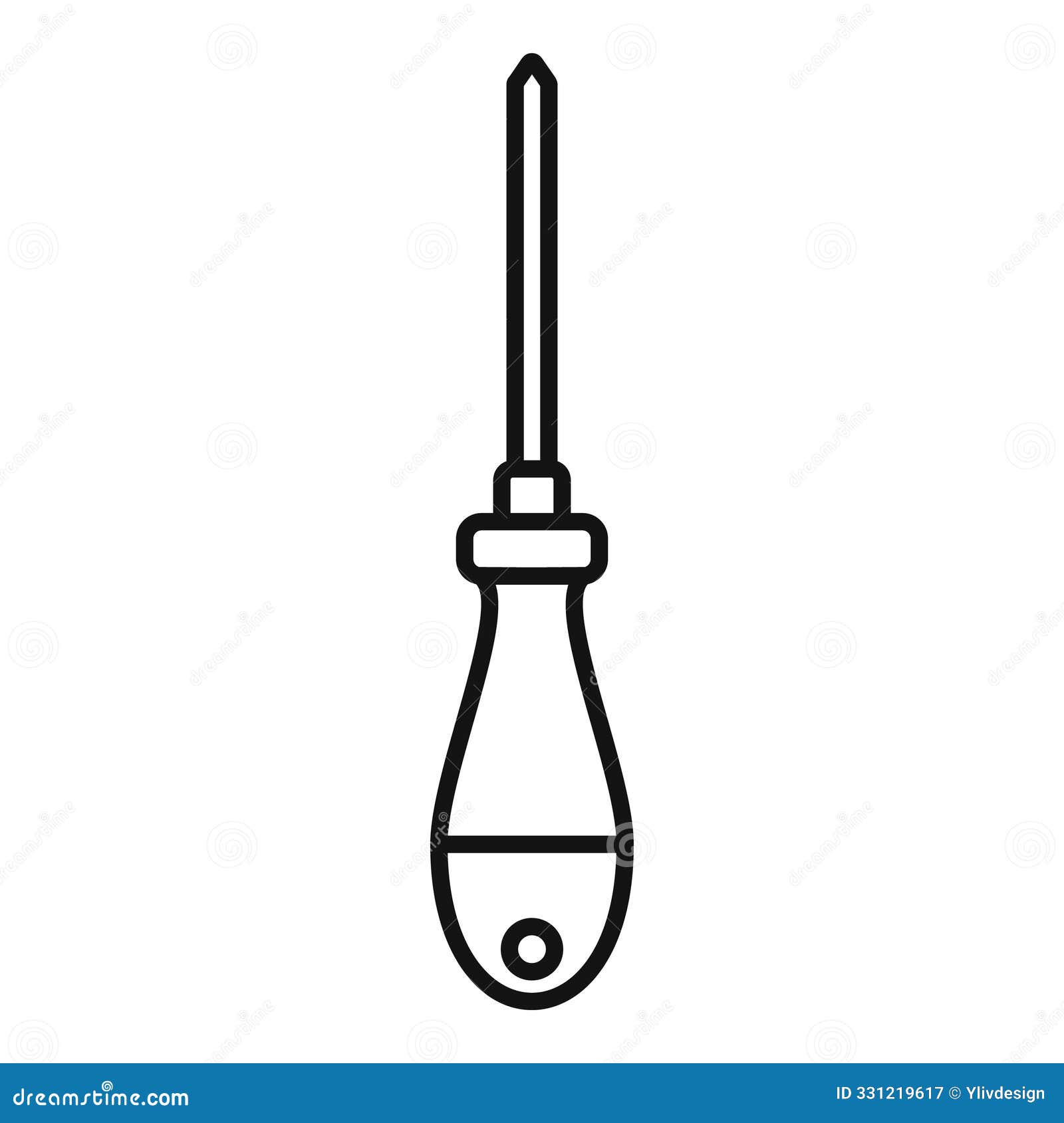 Screwdriver Tool is Representing Construction and Repair Work Stock ...