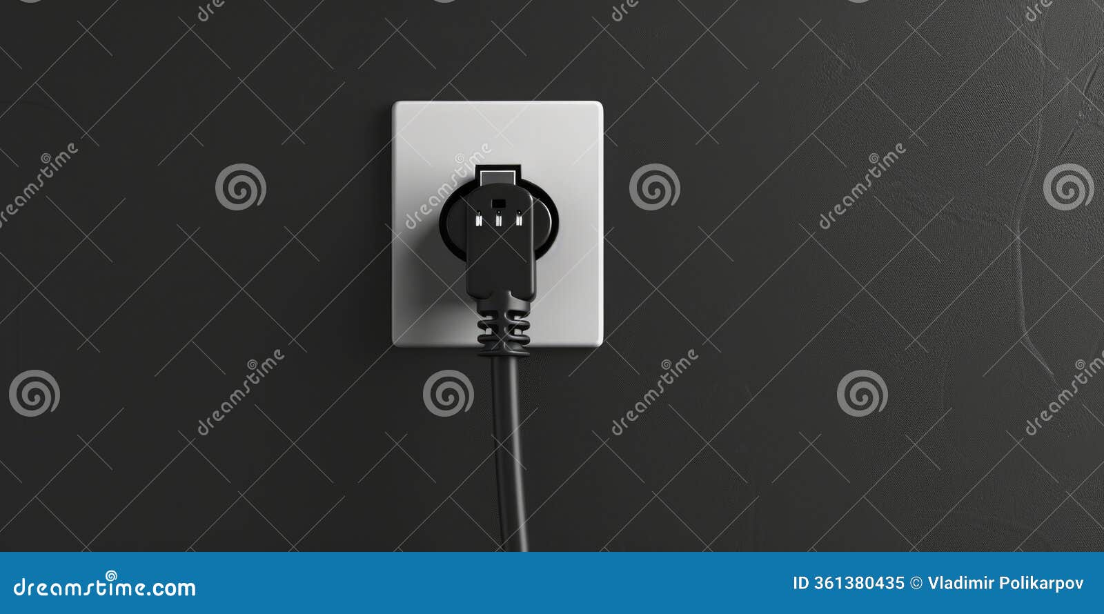 A Simple Black and White Photo of an Electrical Outlet. Suitable for ...