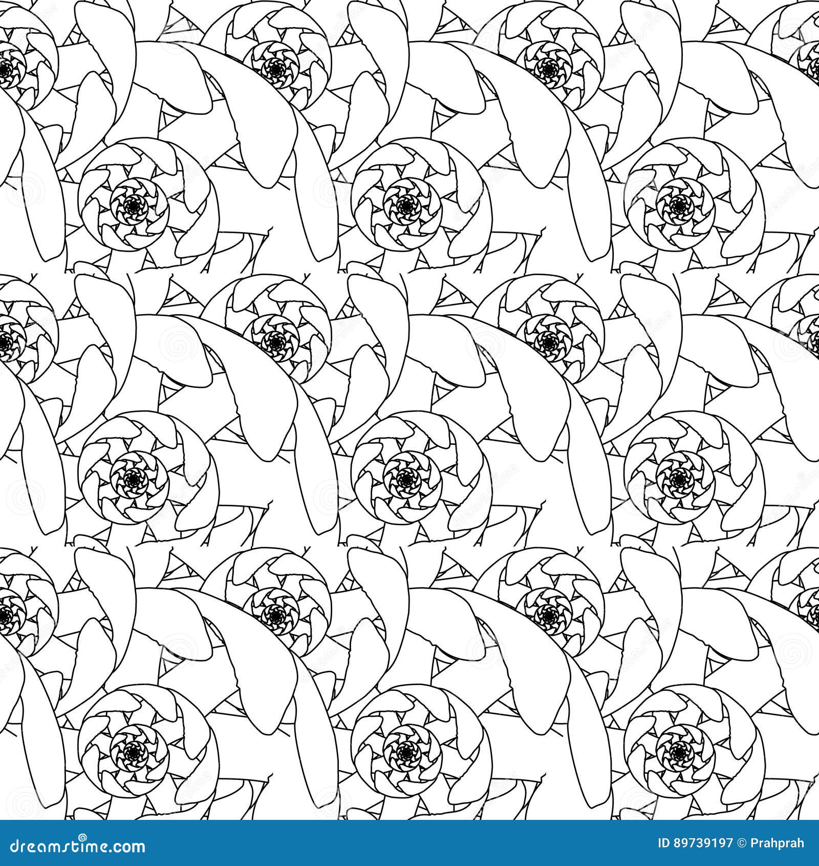Simple Black and White Seamless Geometric Line Pattern Stock ...