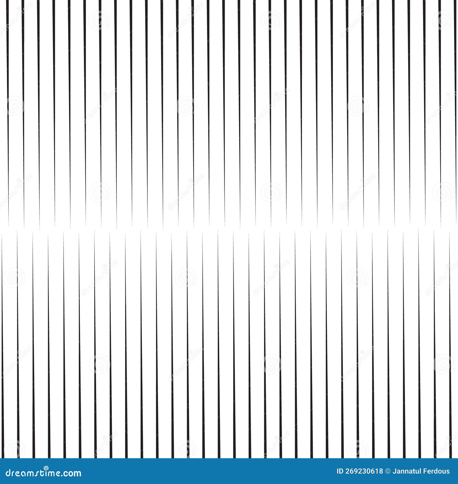 Simple Black White Stripe Straight Pattern. Vector Illustration ...