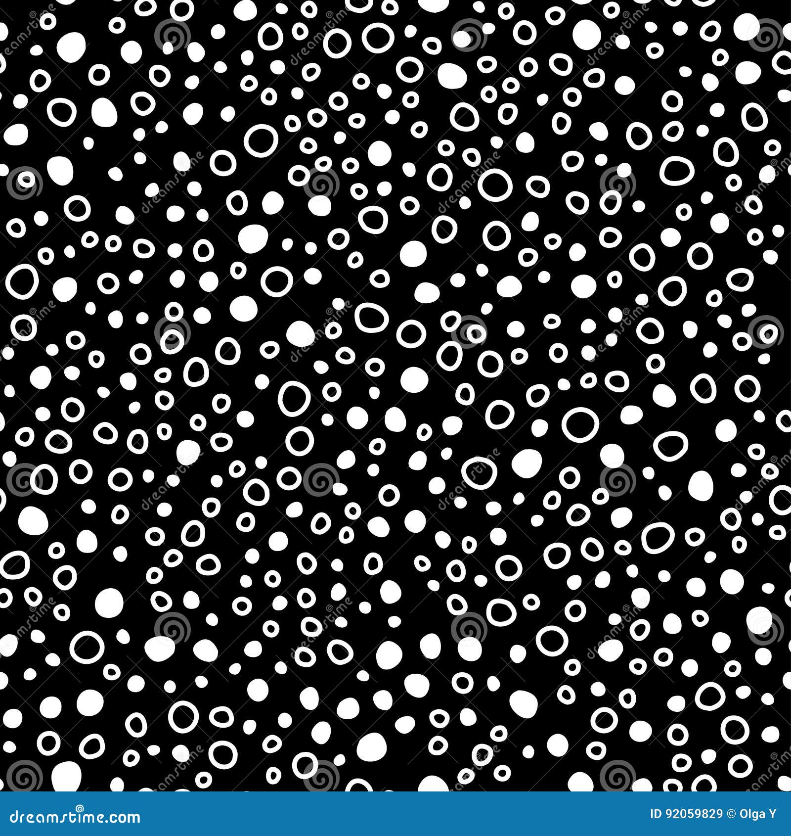 Simple Black and White Vector Abstract Seamless Background Stock Vector ...