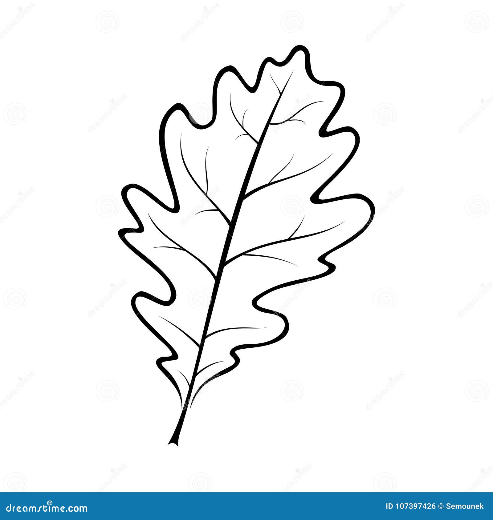 Oak Leaves Clip Art Black And White