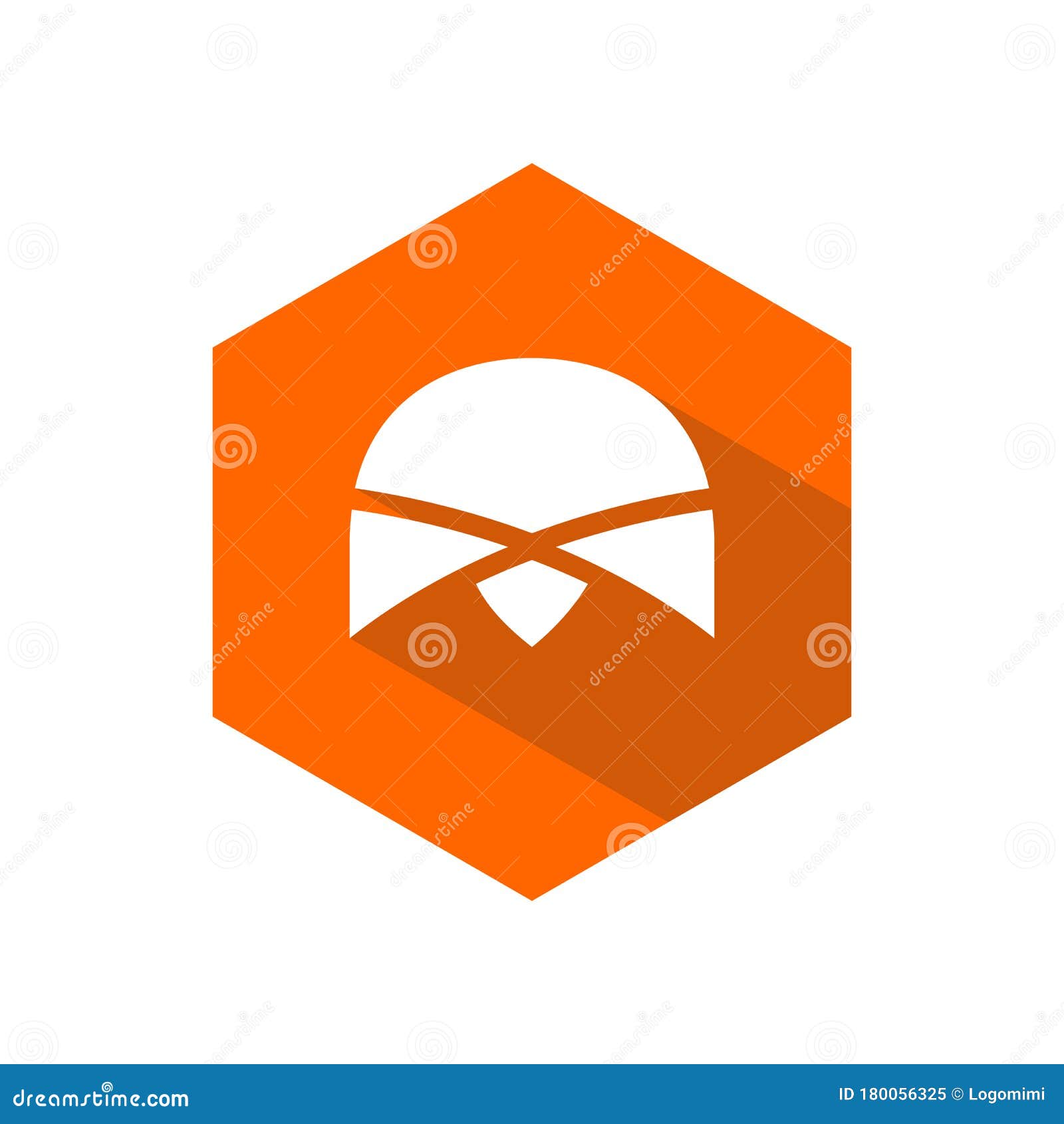 Simple Blangkon Cap Icon, Flat Style Vector Illsutration Design Stock ...