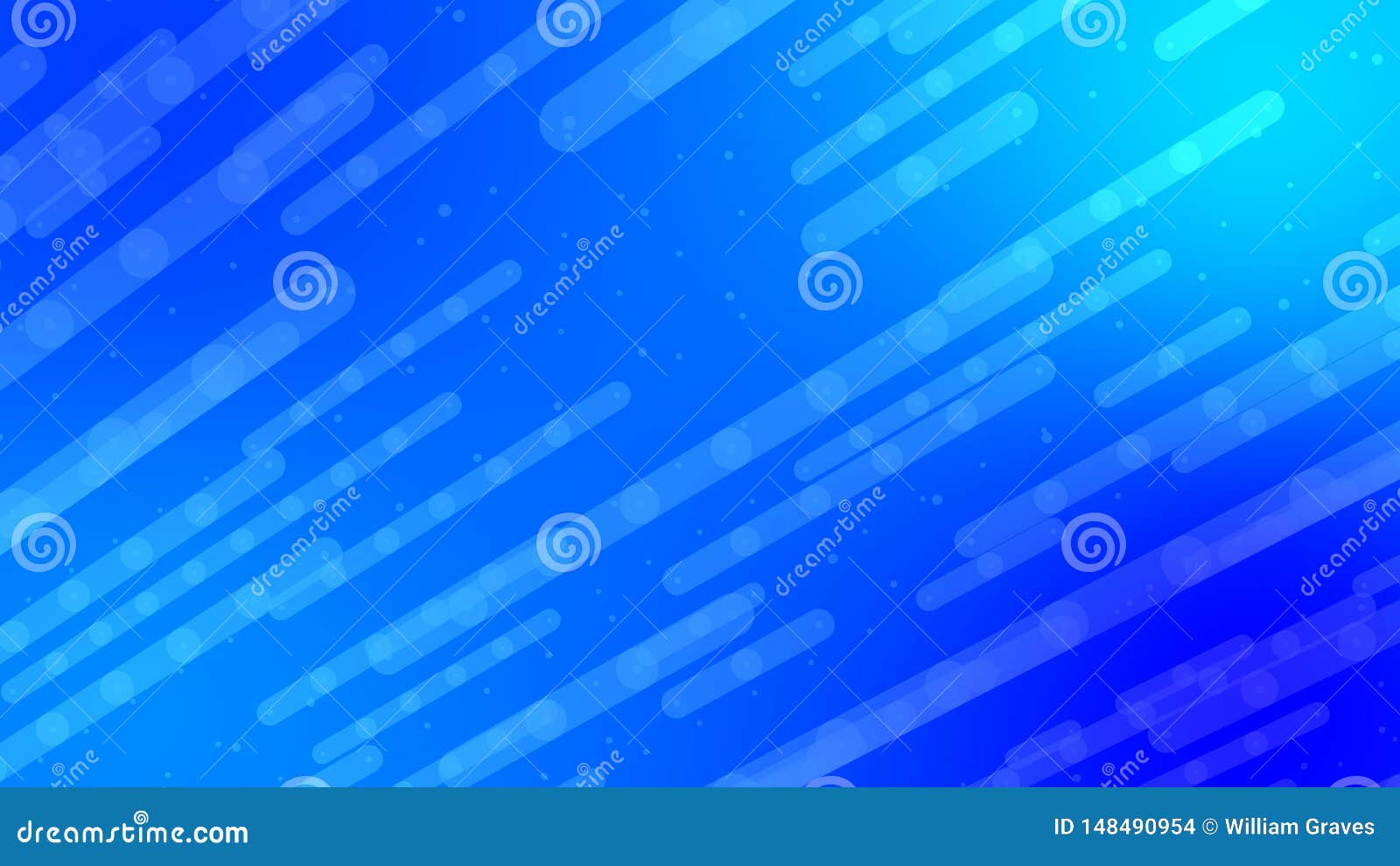 Simple Blue Background Illustration Stock Illustration - Illustration ...
