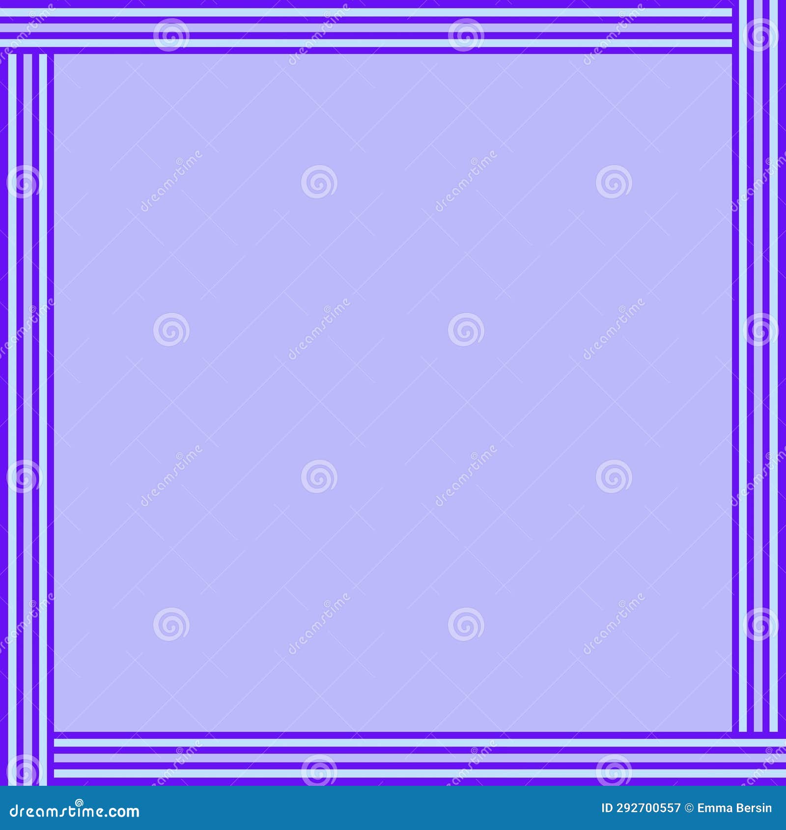 Simple Blue Background with Lined Border Stock Illustration ...