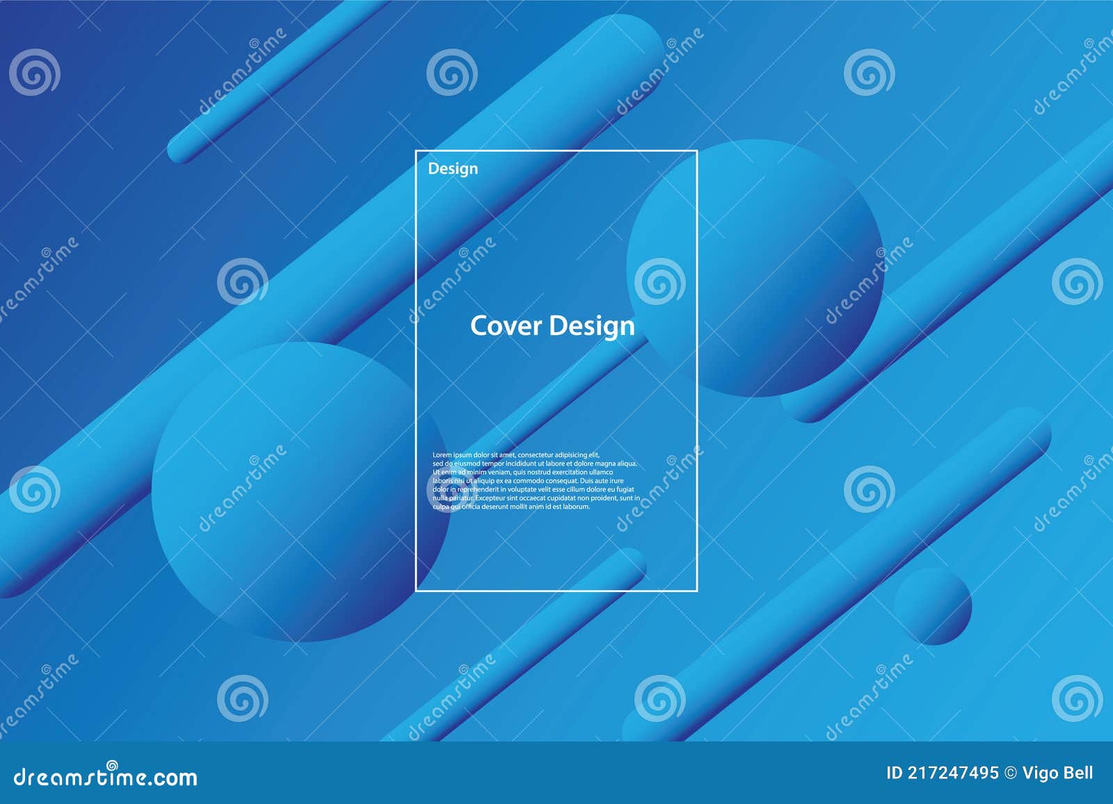 Simple Blue Bubble Background Vector Illustration Stock Vector ...