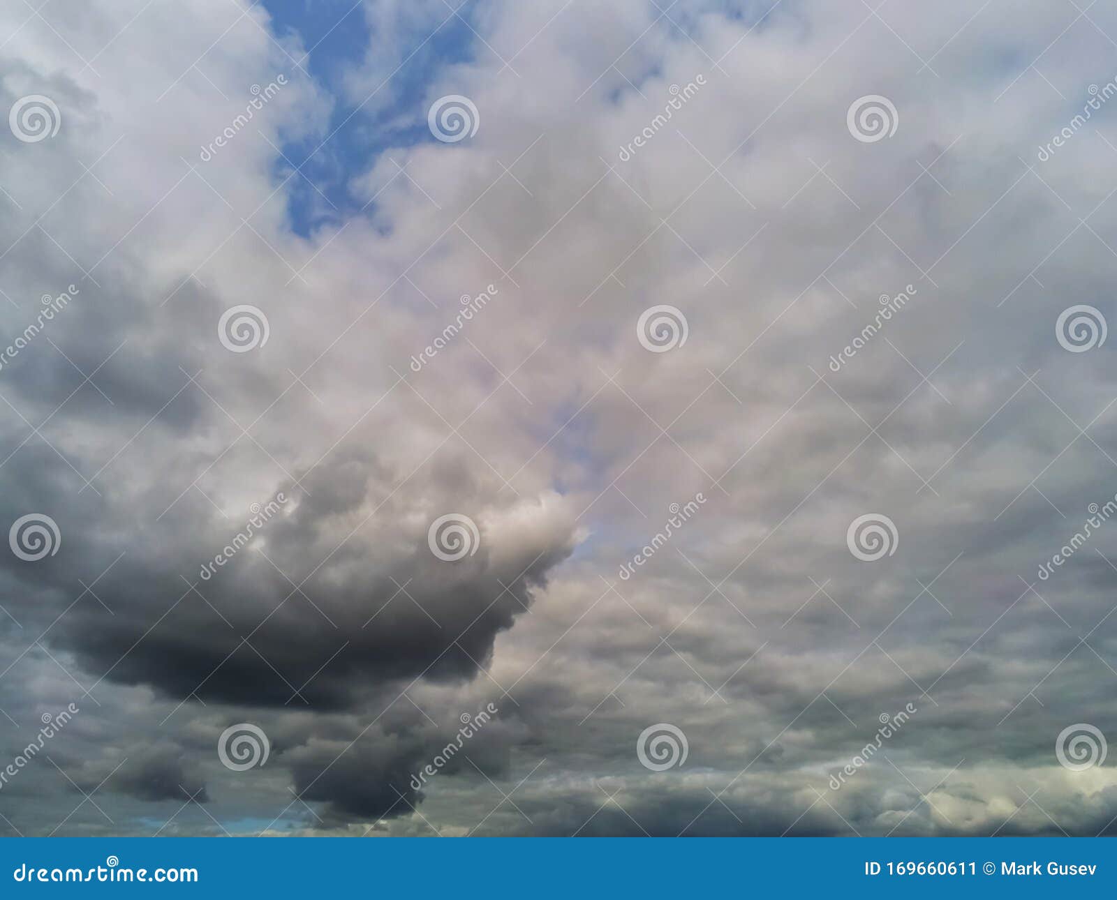 Simple Blue Cloudy Sky, Abstract Texture Stock Image - Image of natural ...
