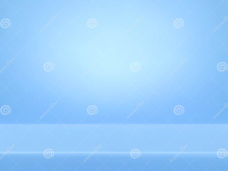 Simple Blue Empty Background Studio Setup with Limbo, Floor and Wall ...