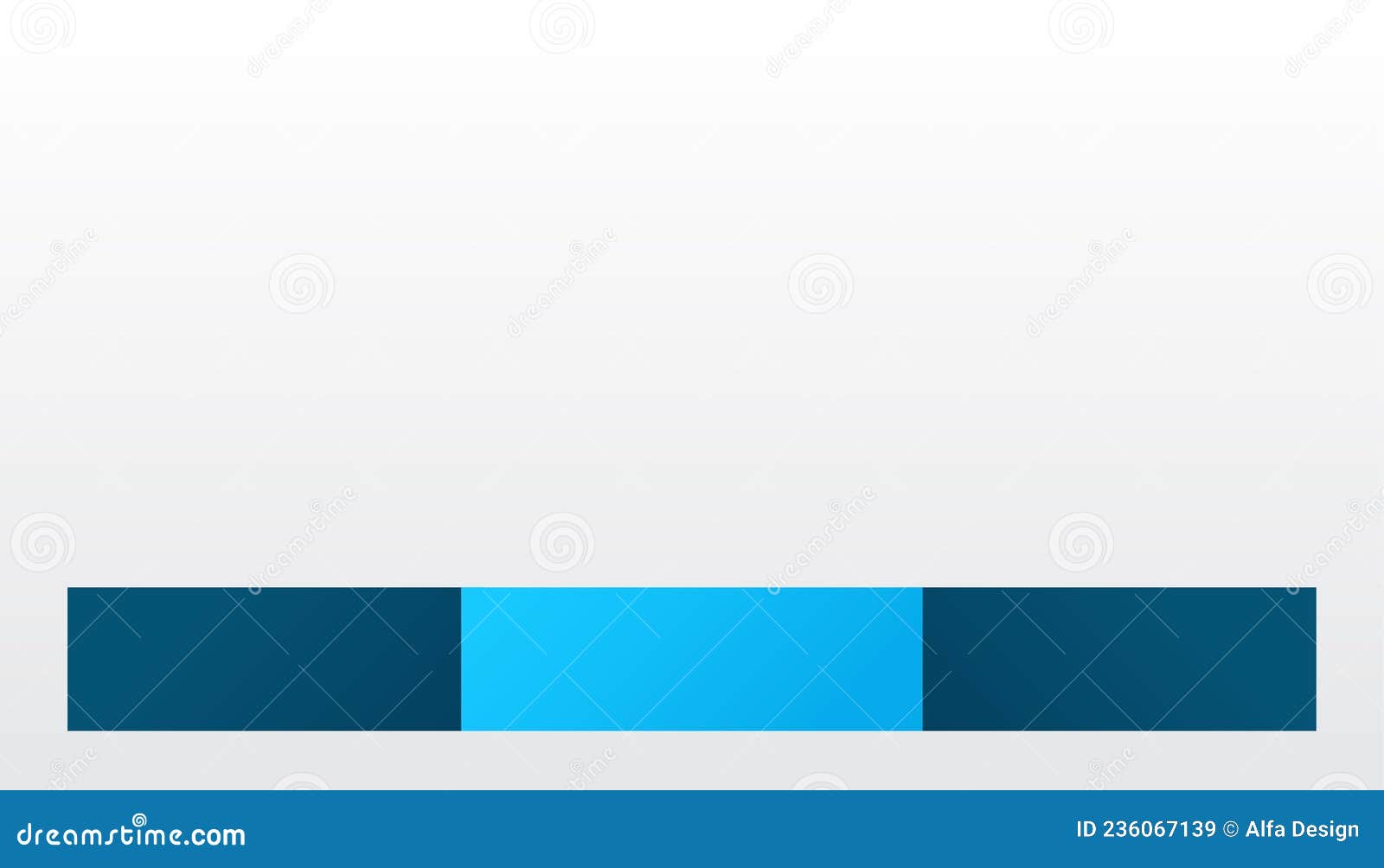 Simple Blue Flat Geometric Presentation Background Stock Illustration - Illustration of blue ...