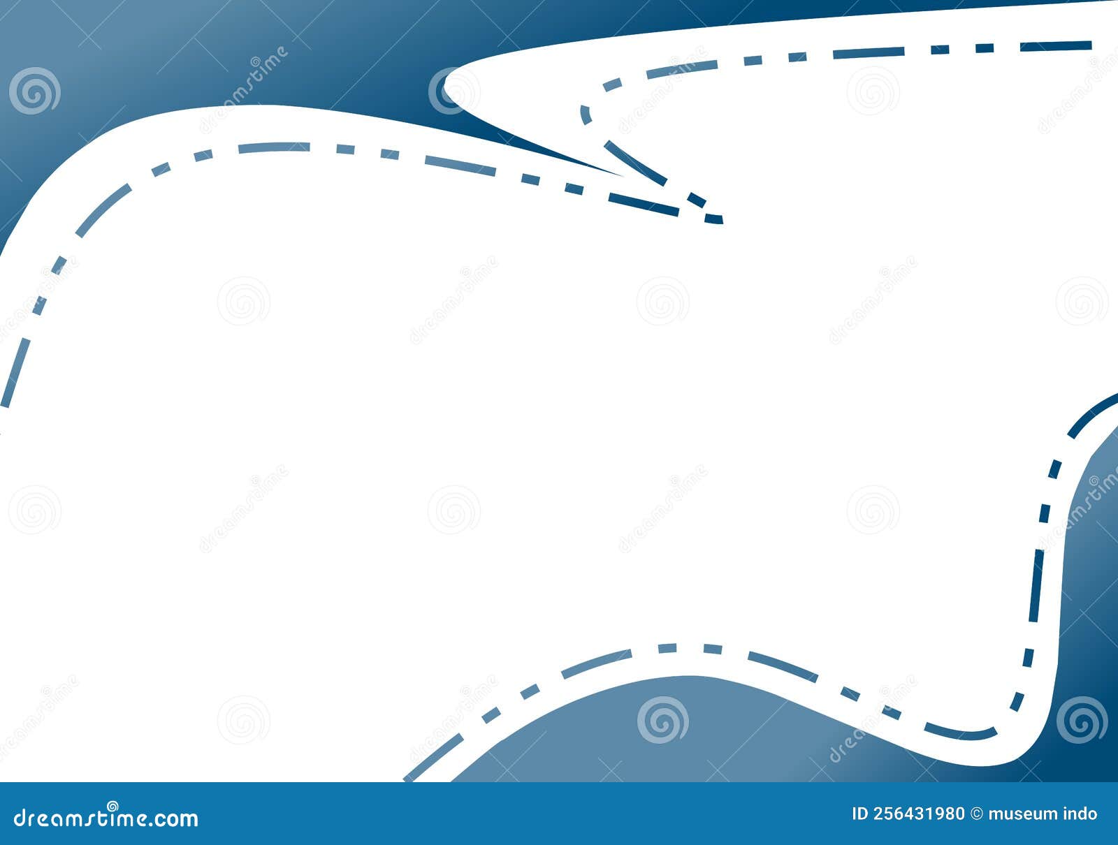 Simple Blue Gradient Background with Text Copy Space Stock Illustration ...