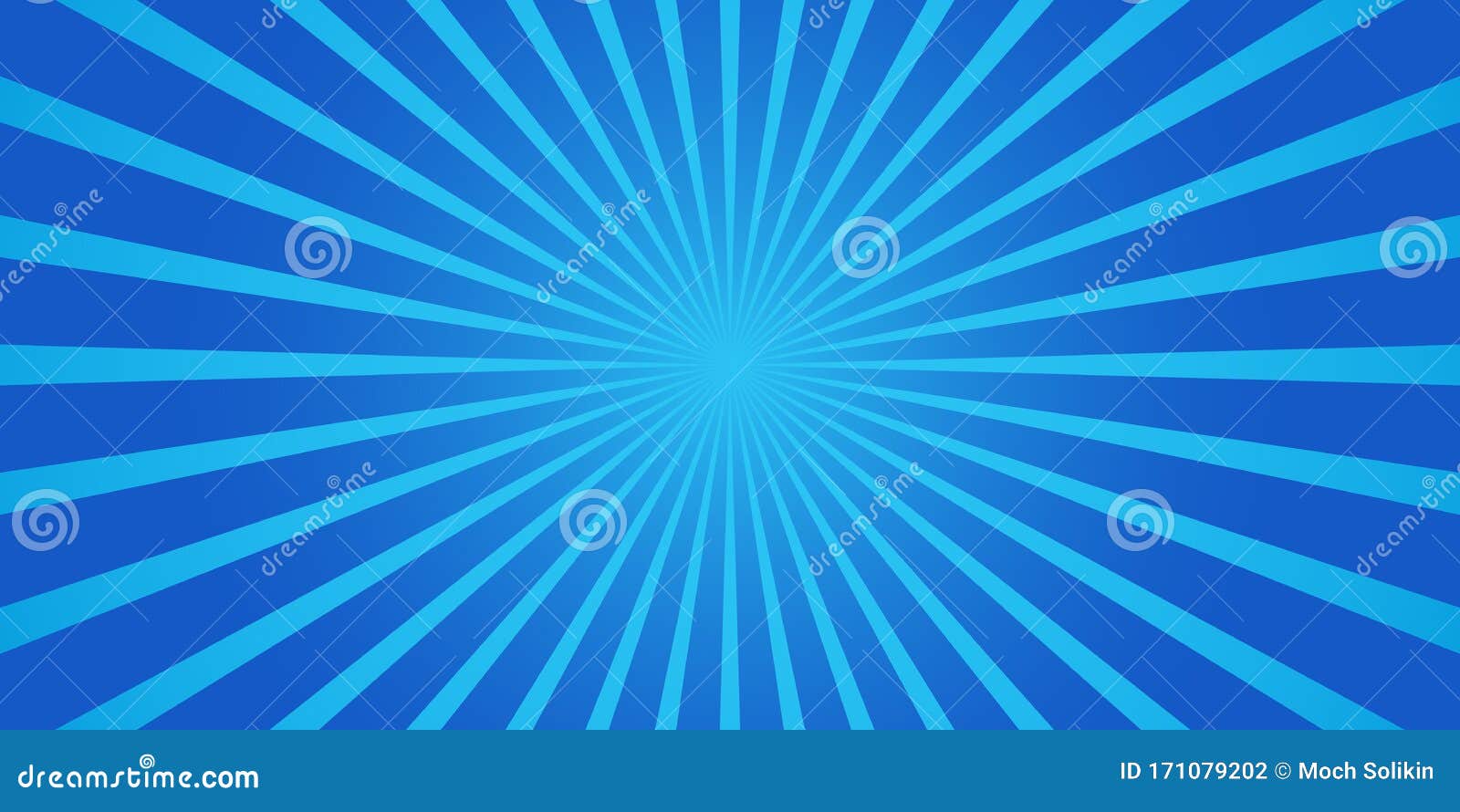 Simple Blue Starburst Abstract Background Stock Vector - Illustration ...