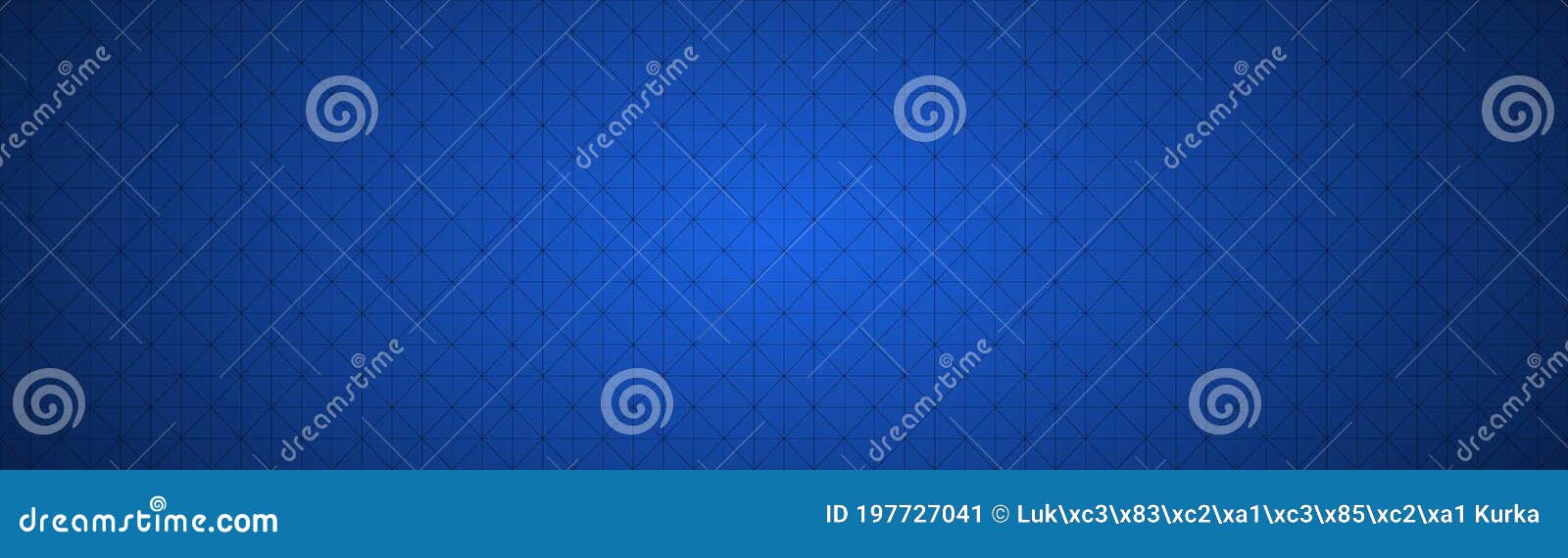 Simple Blue Vector Header Composed of a Triangular Mesh. Modern ...