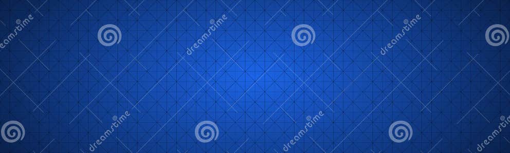 Simple Blue Vector Header Composed of a Triangular Mesh. Modern ...