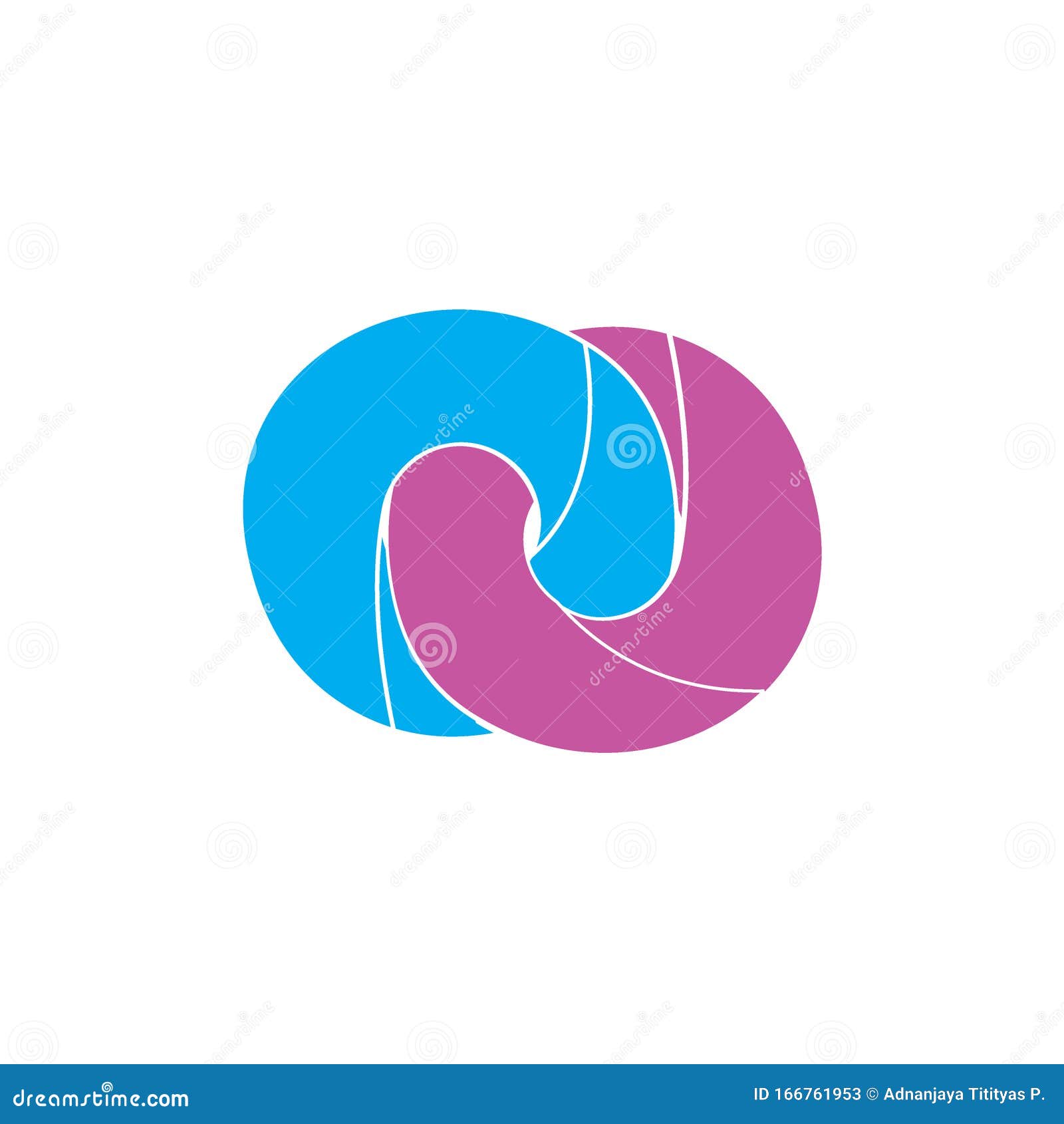 Simple Blue Wave Geometric Logo Vector 向量例证 - 插画 包括有 投反对票, 看板卡: 166761953