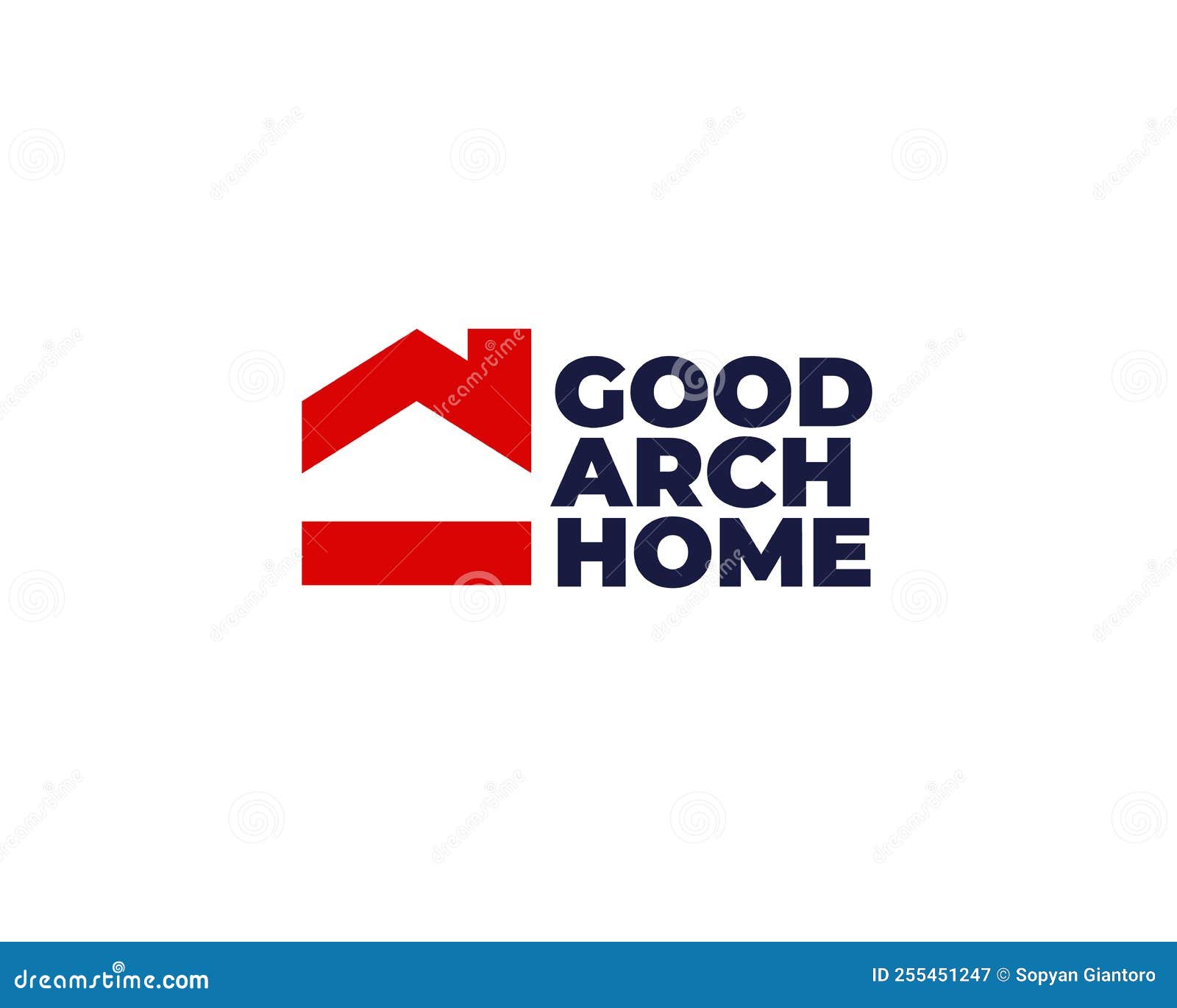 Simple and Bold House Architecture Logo Stock Vector - Illustration of ...