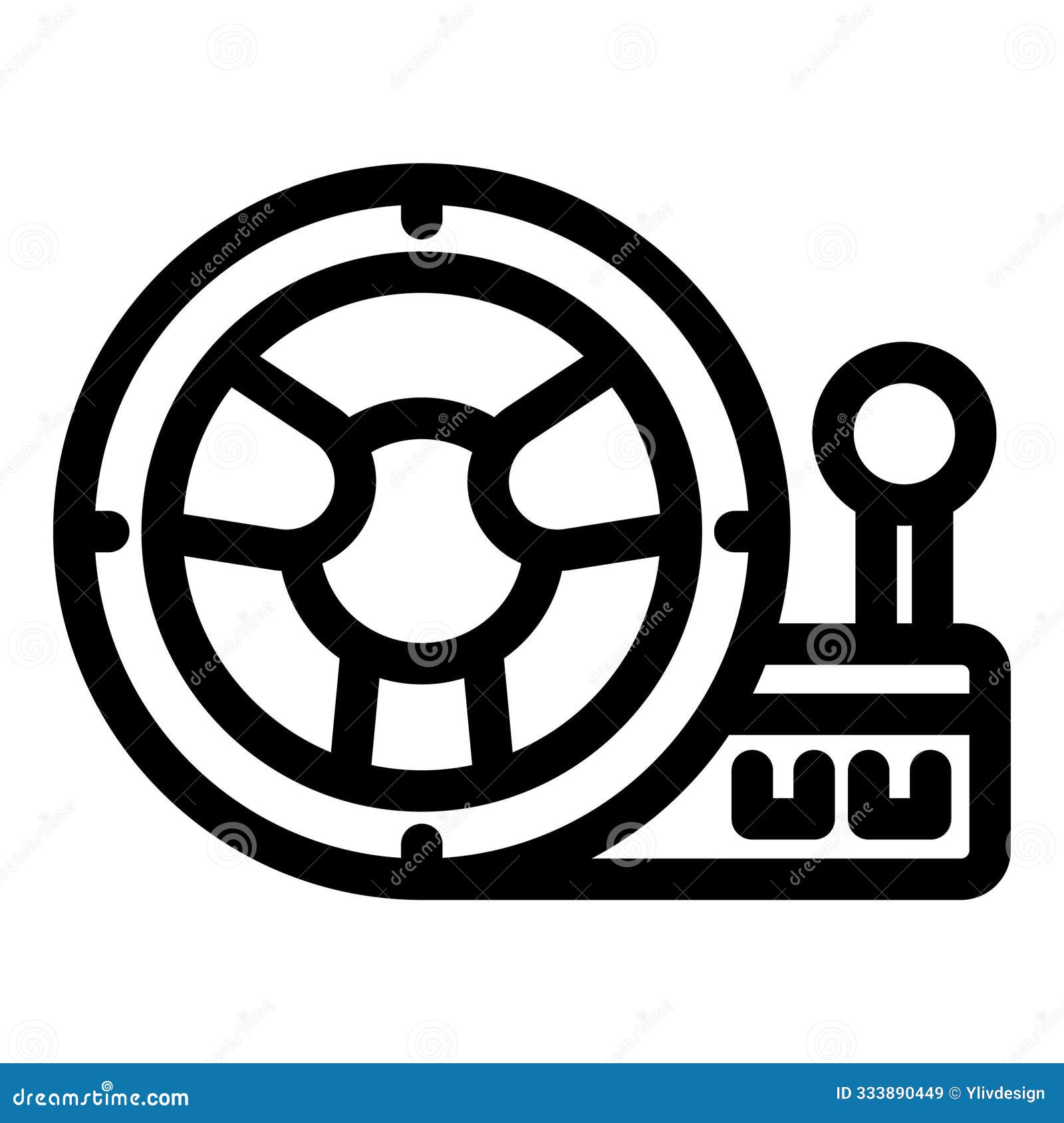 Set Racing Simulator Cockpit, Tablet, Computer And Share Icon. Vector ...