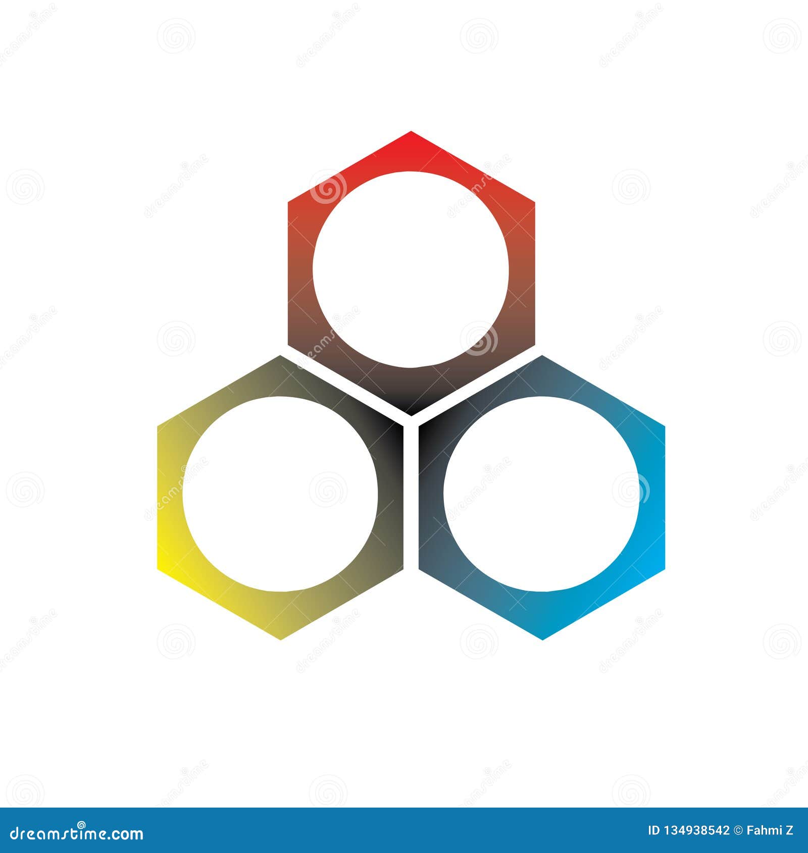 Simple 3 Bolt Logo Illustration Stock Illustration - Illustration of ...