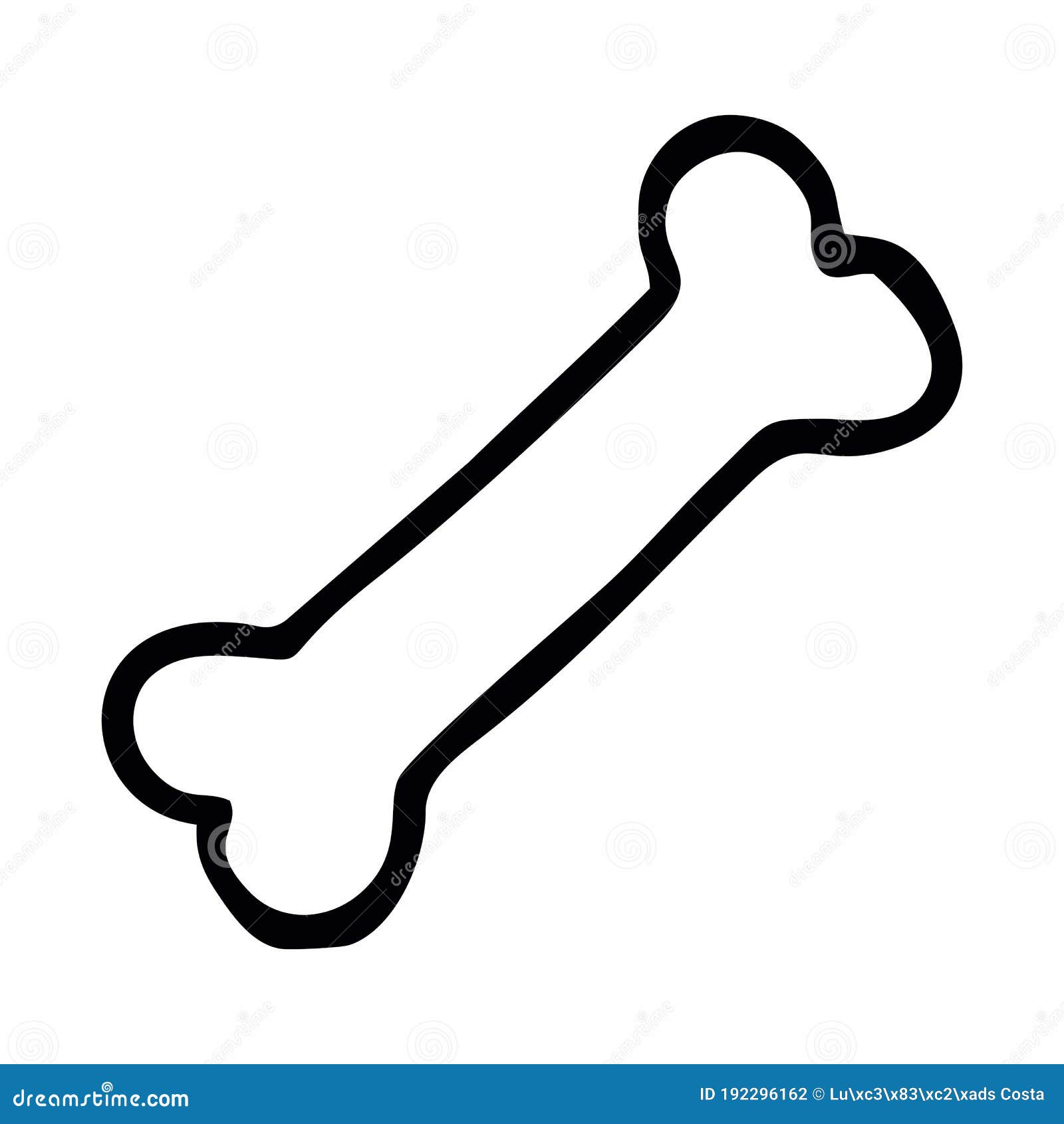 Simple Bone Health Icon Vector Logo | CartoonDealer.com #251630243